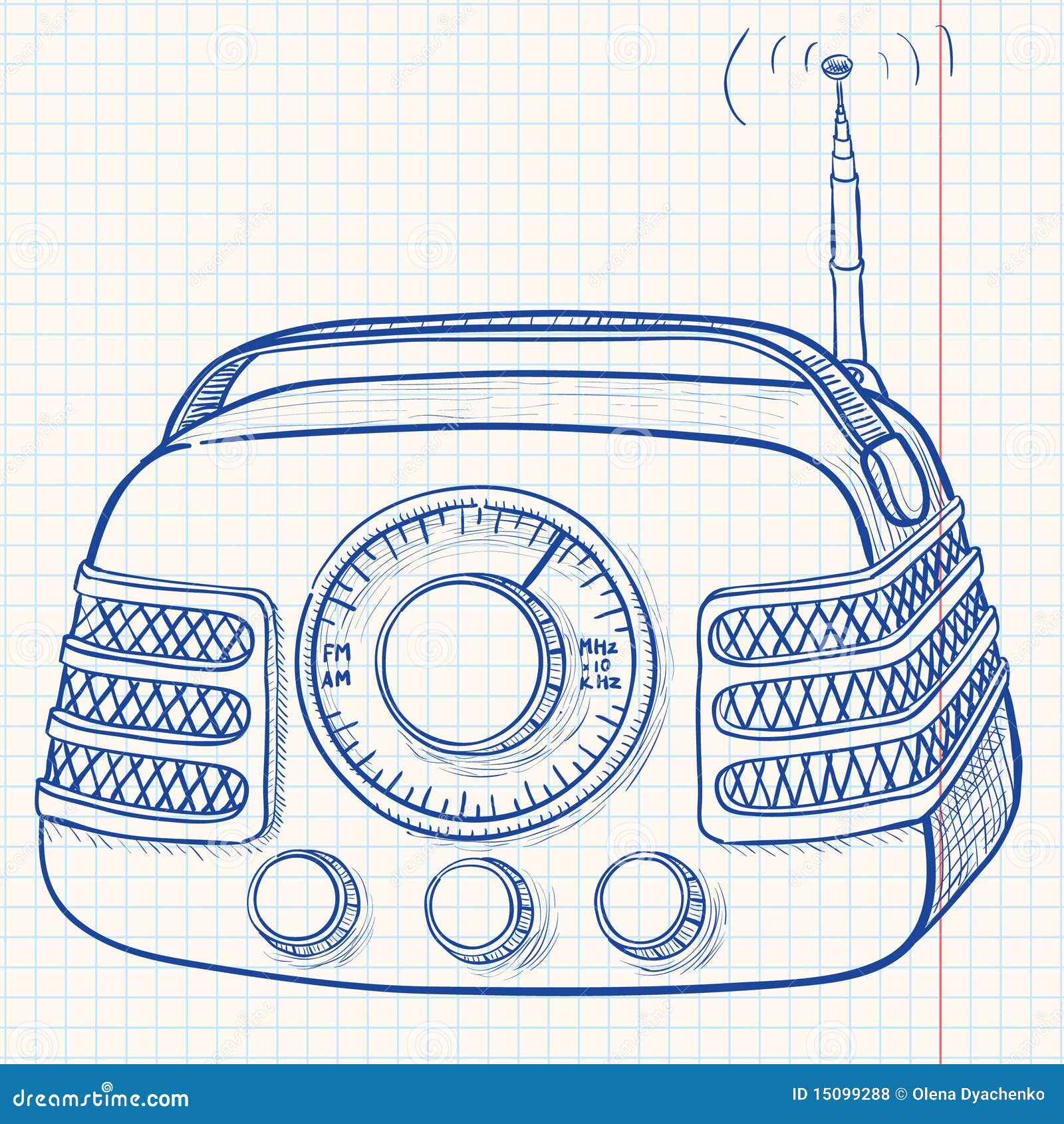 Retro Radio Comics Symbol Vector Illustration | CartoonDealer.com #79754476