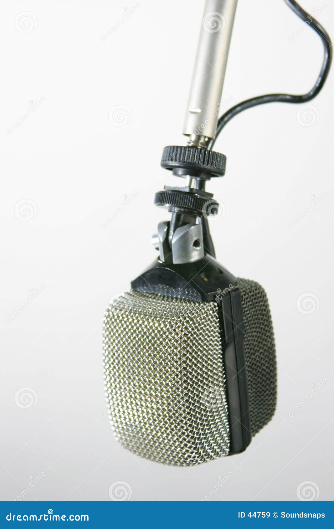 Retro Radio Microphone stock image. Image of grille, support - 44759