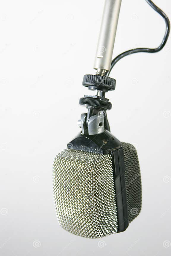 Retro Radio Microphone stock image. Image of grille, support - 44759