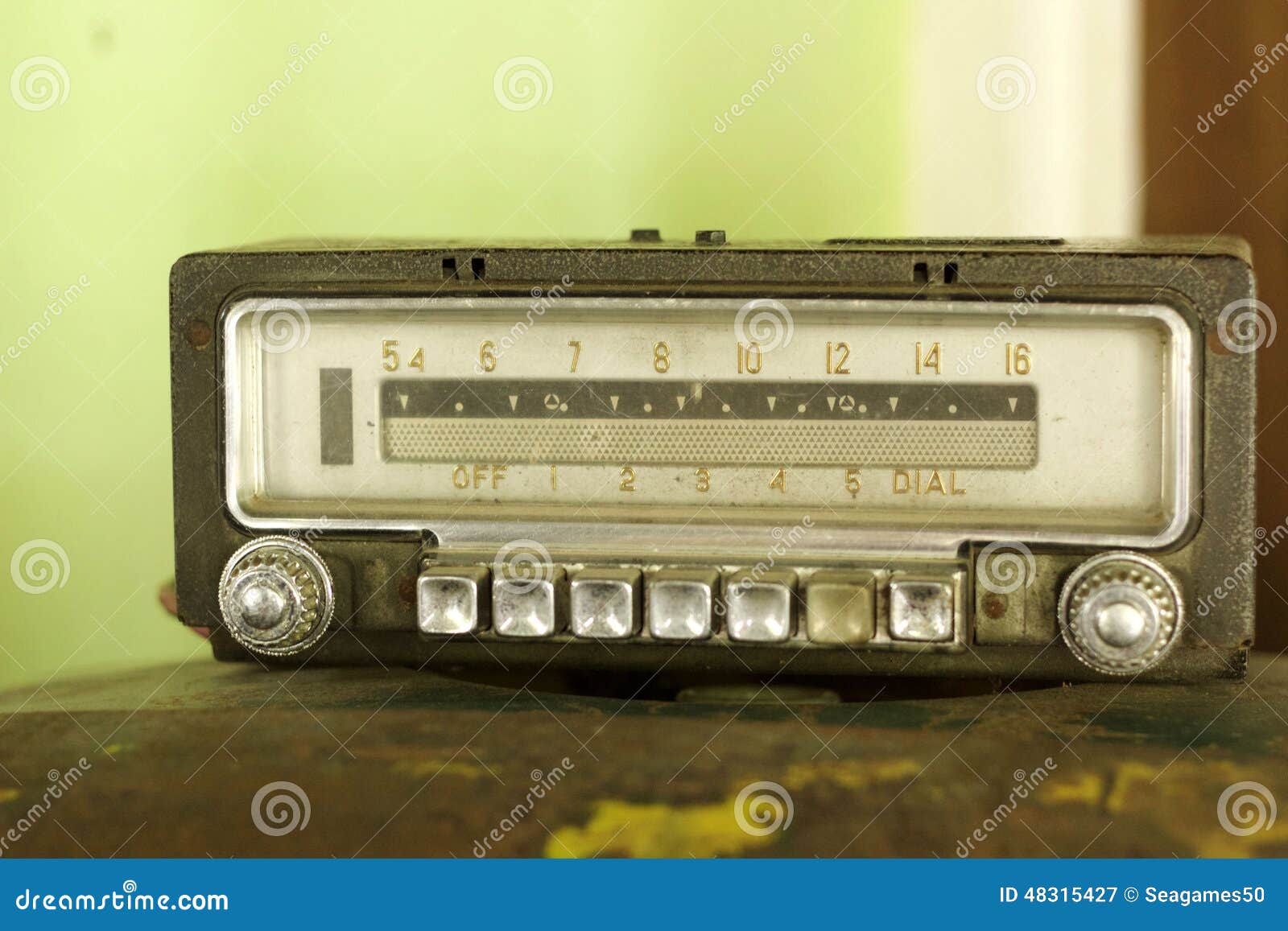 Retro Radio Old Vintage Style Stock Image - Image of frequency, brown ...