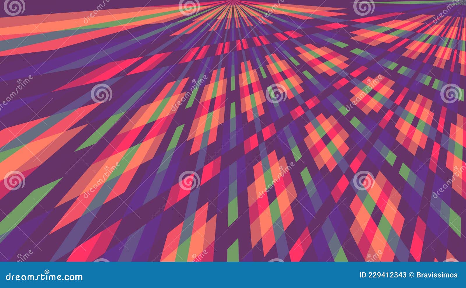 Retro Ray Rotate Design Radial. Animation Stock Illustration ...