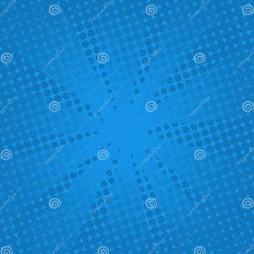 Retro Rays Comic Blue Background. Stock Vector - Illustration of ...