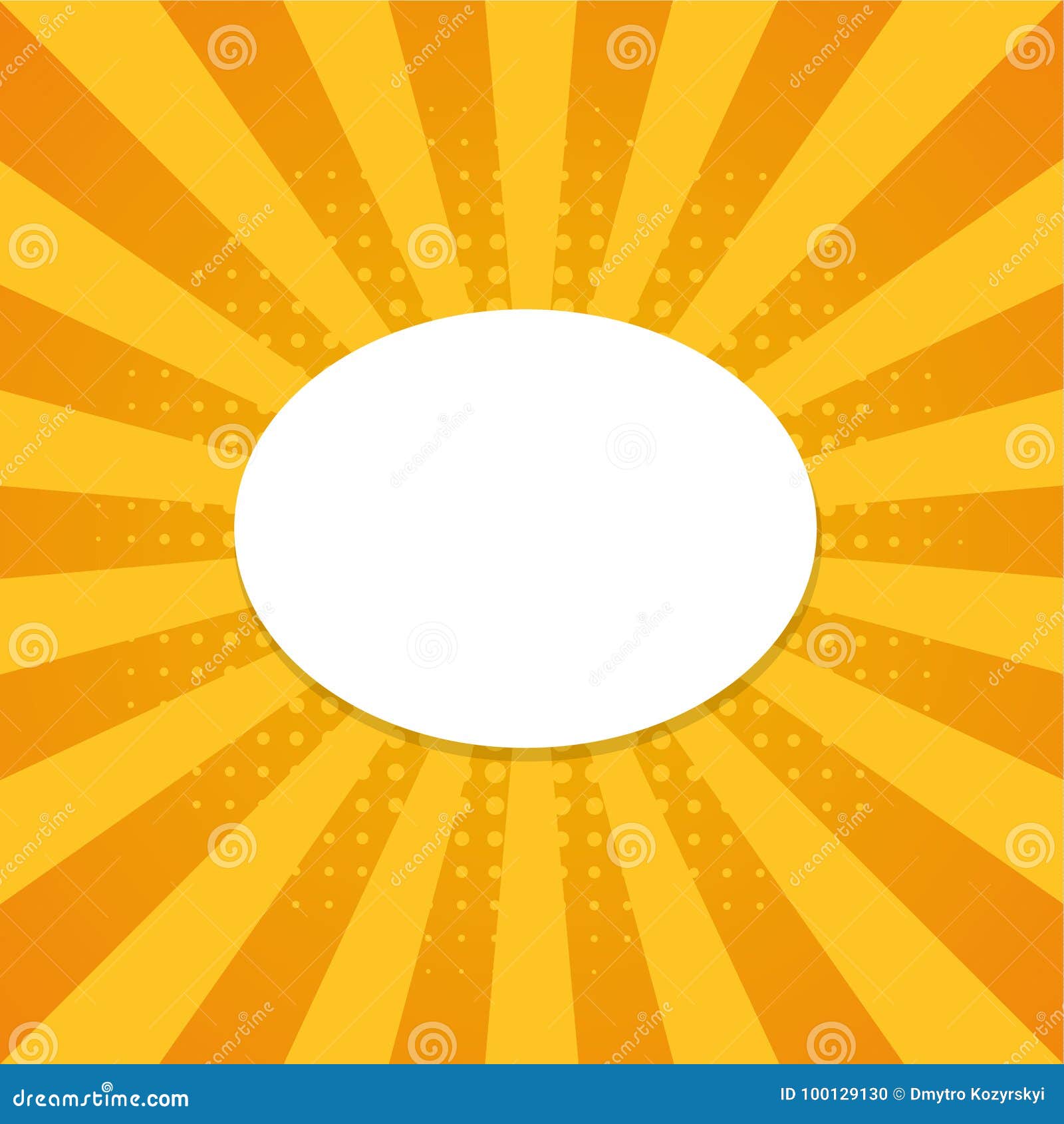 Retro Rays Comic Color Background Gradient Halftone Pop Art Style ...