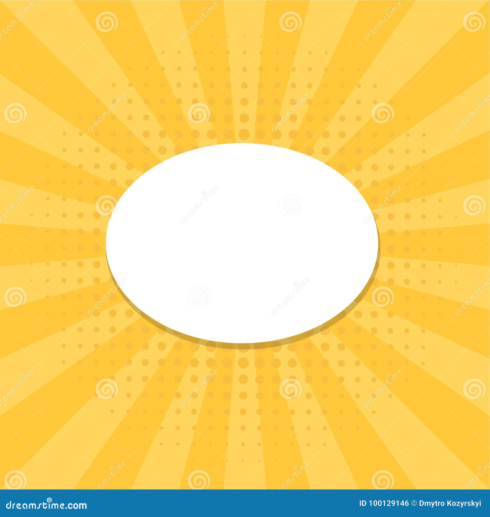 Retro Rays Comic Color Background Gradient Halftone Pop Art Style ...
