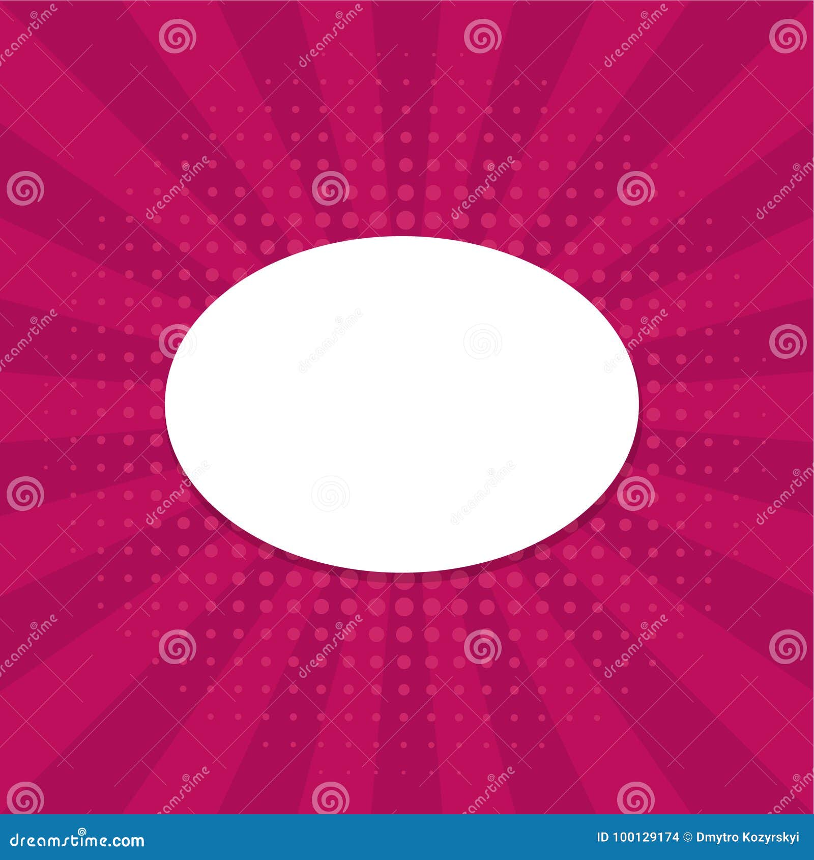 Retro Rays Comic Color Background Gradient Halftone Pop Art Style ...