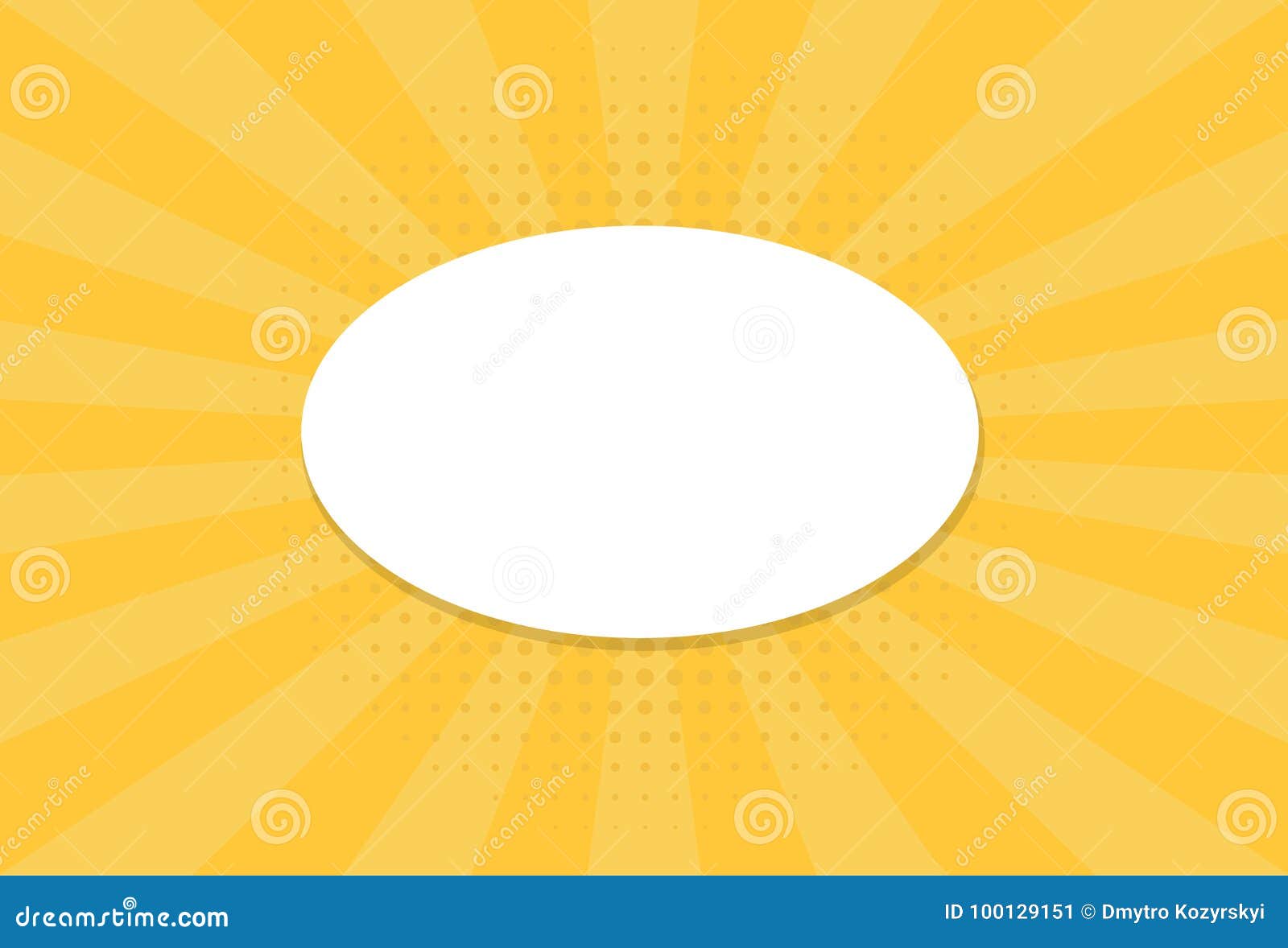 Retro Rays Comic Color Background Gradient Halftone Pop Art Style ...