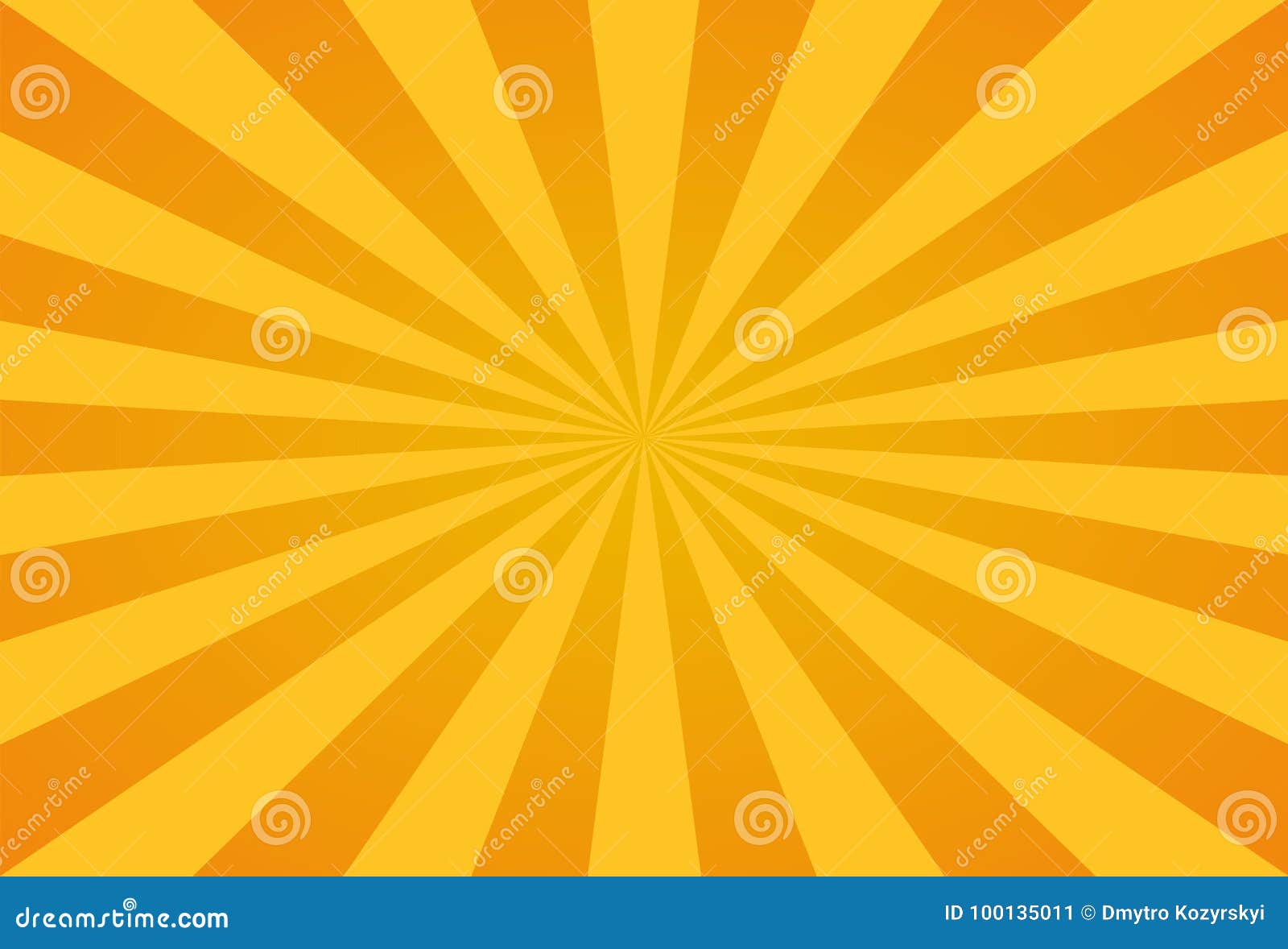 Retro Rays Comic Color Background Gradient Halftone Pop Art Style ...