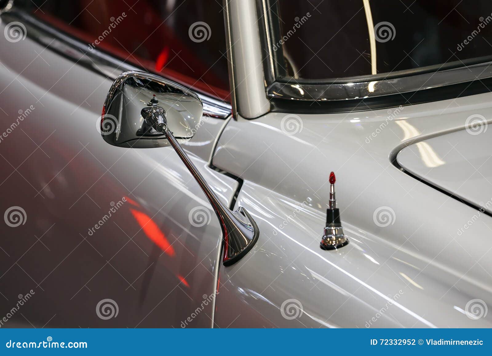 Retro rear view mirror stock photo. Image of line, closeup - 72332952