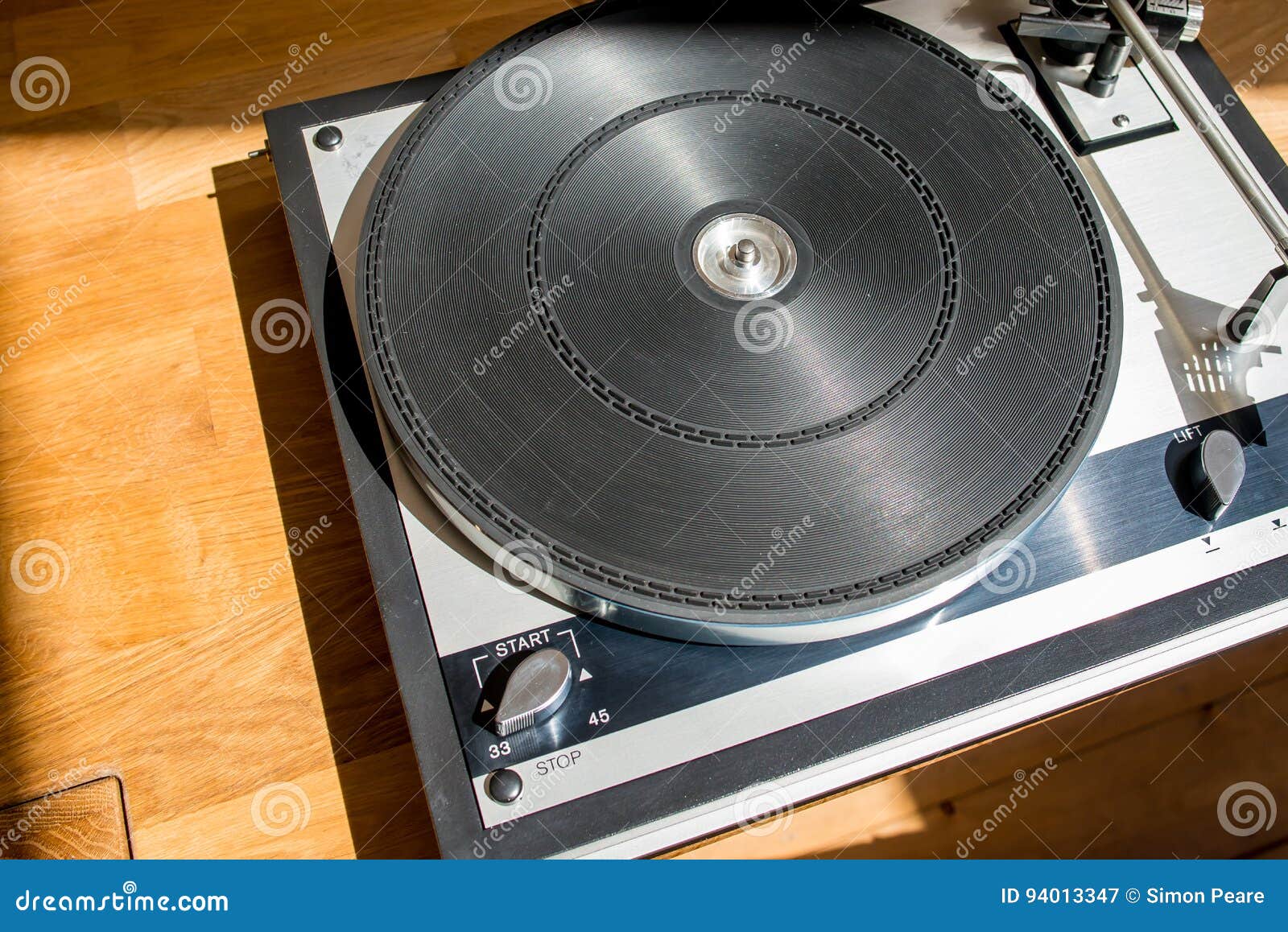 Retro Record Deck Turntable Stock Image - Image of pitch, school: 94013347