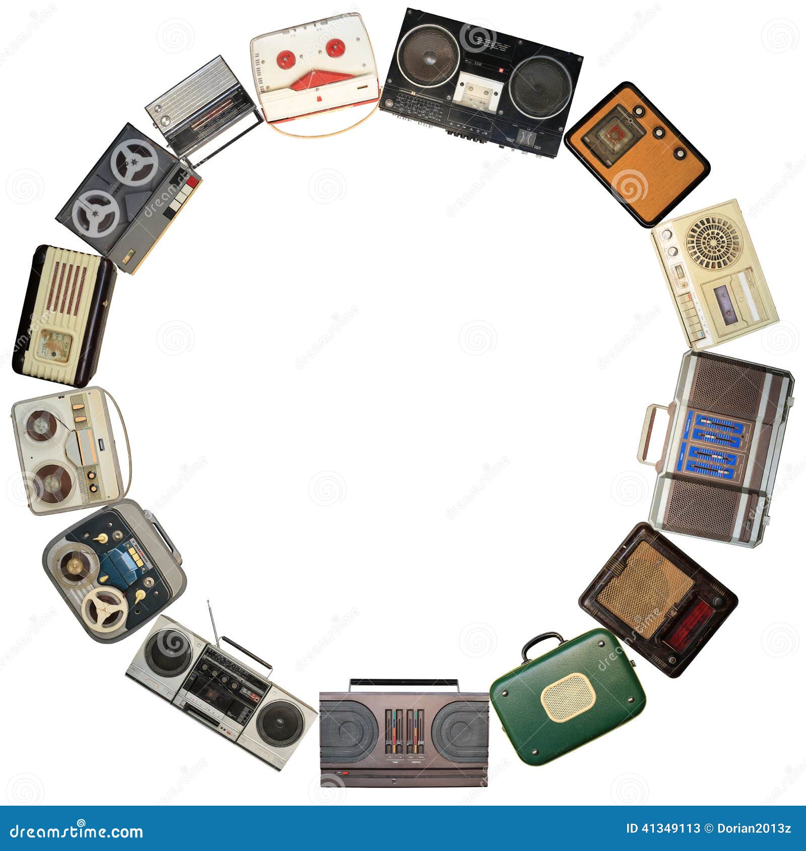 Retro Recorder, Audio System Stock Image - Image of recorder, retro ...