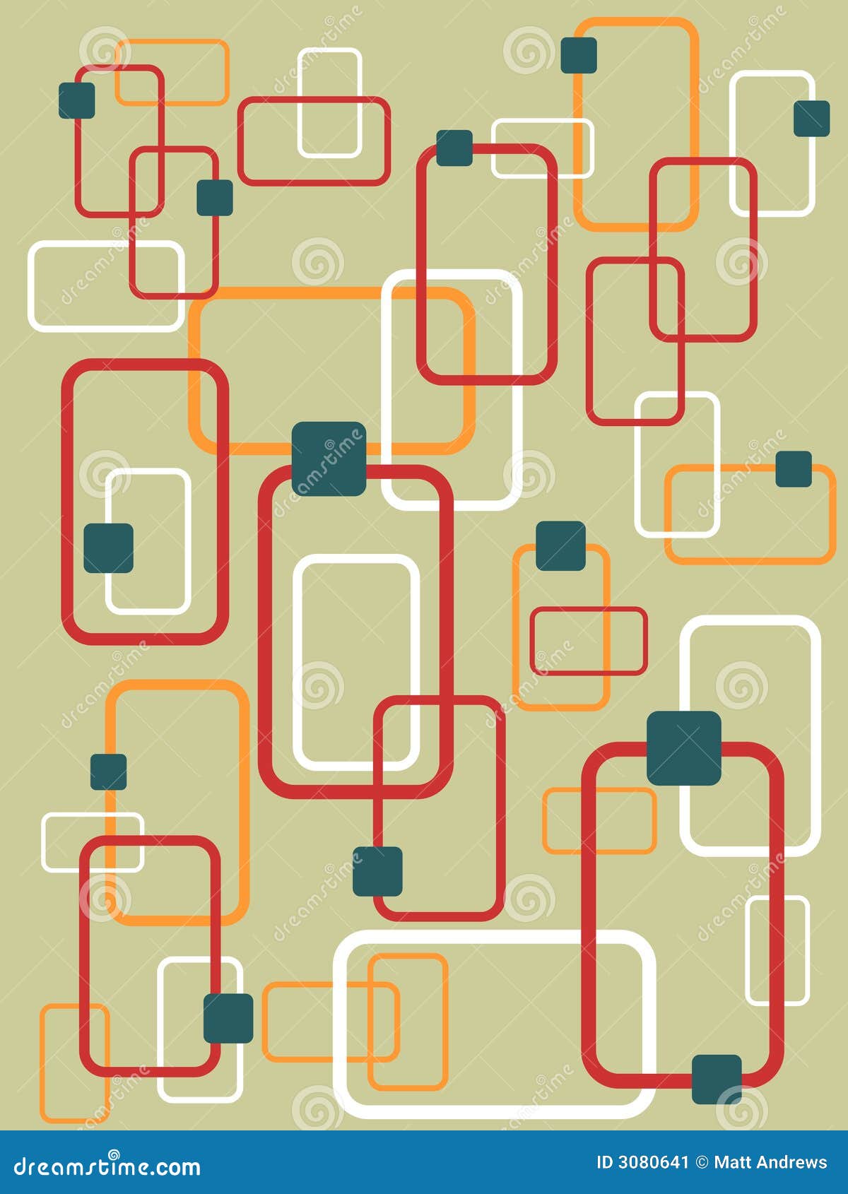 Retro rectangles stock vector. Illustration of abstract - 3080641