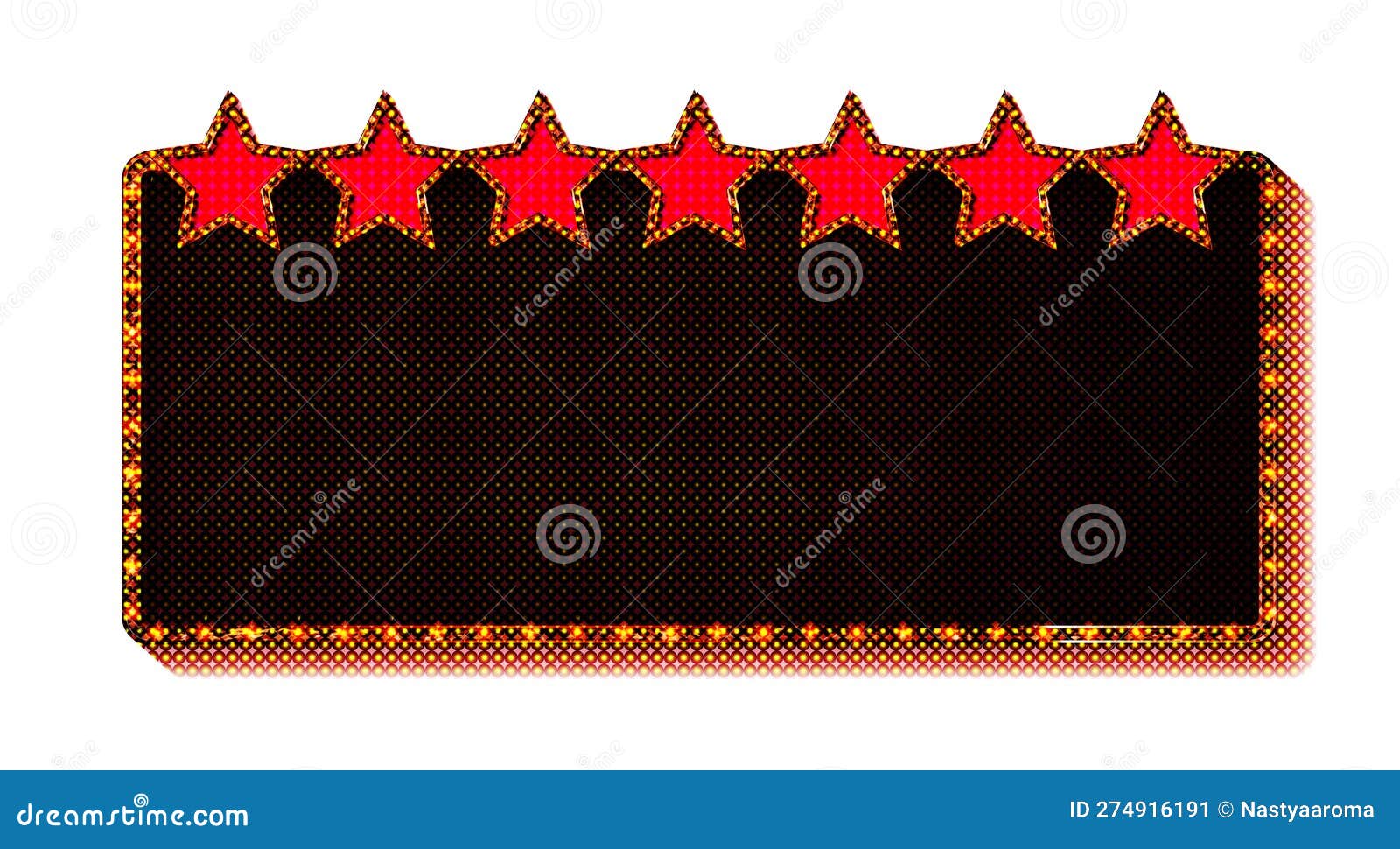 Retro Rectangular Banner Sign Stock Image - Image of frame, bright ...