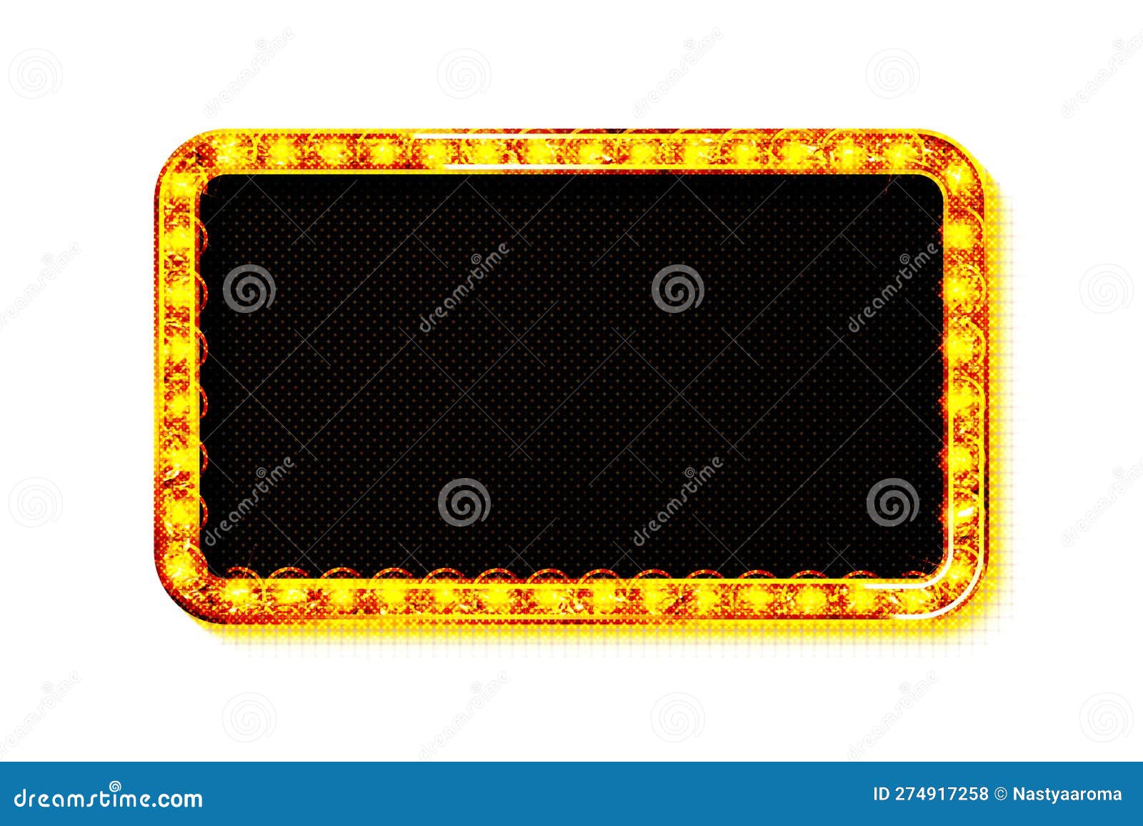 Retro Rectangular Banner Sign Stock Vector - Illustration of shape ...