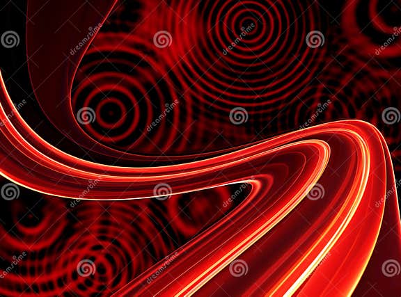 Retro Red Backgrounds with Circles Stock Illustration - Illustration of ...