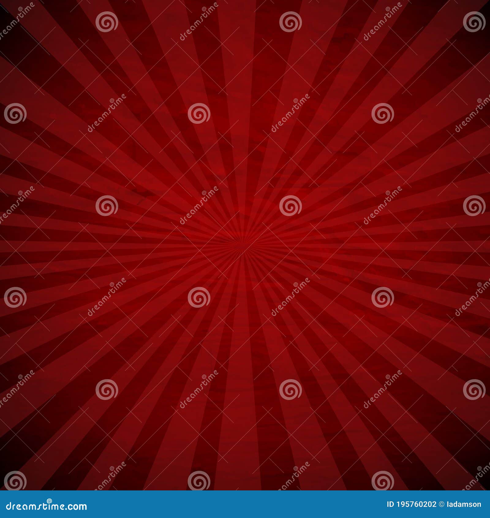 Retro Red Sunburst Poster stock vector. Illustration of light - 195760202