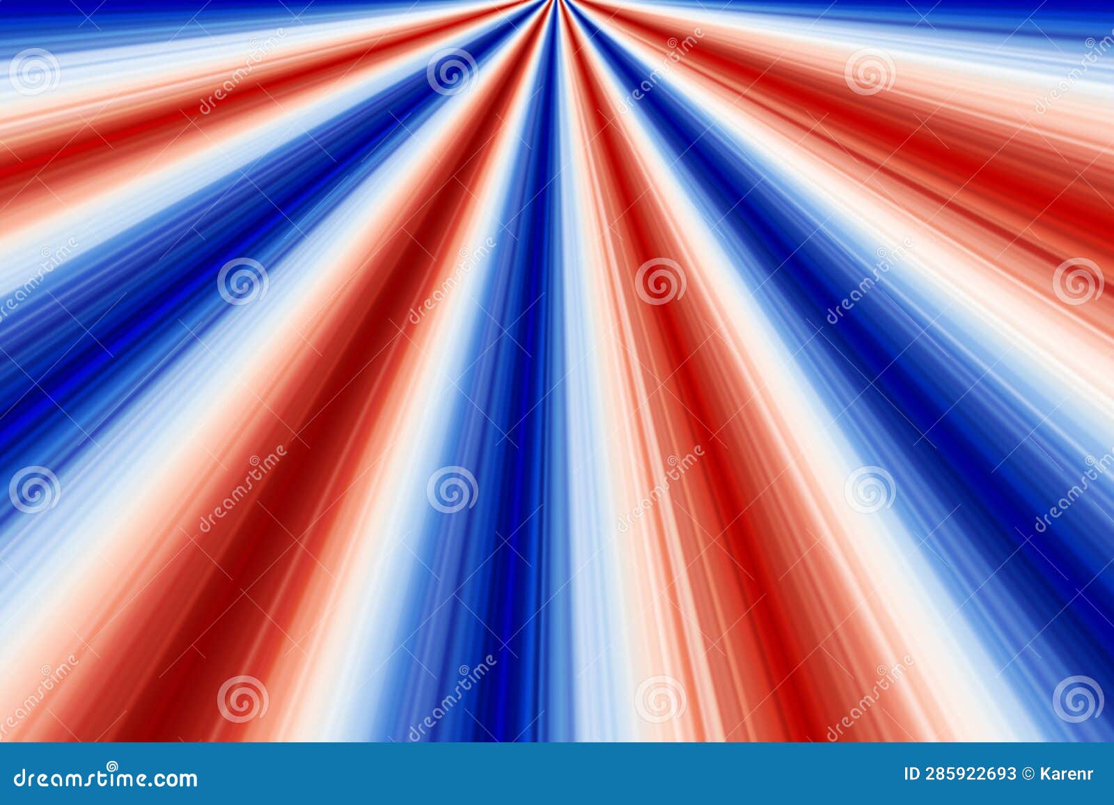 Retro Red, White and Blue Ray Sun Burst Abstract Background Stock Image ...
