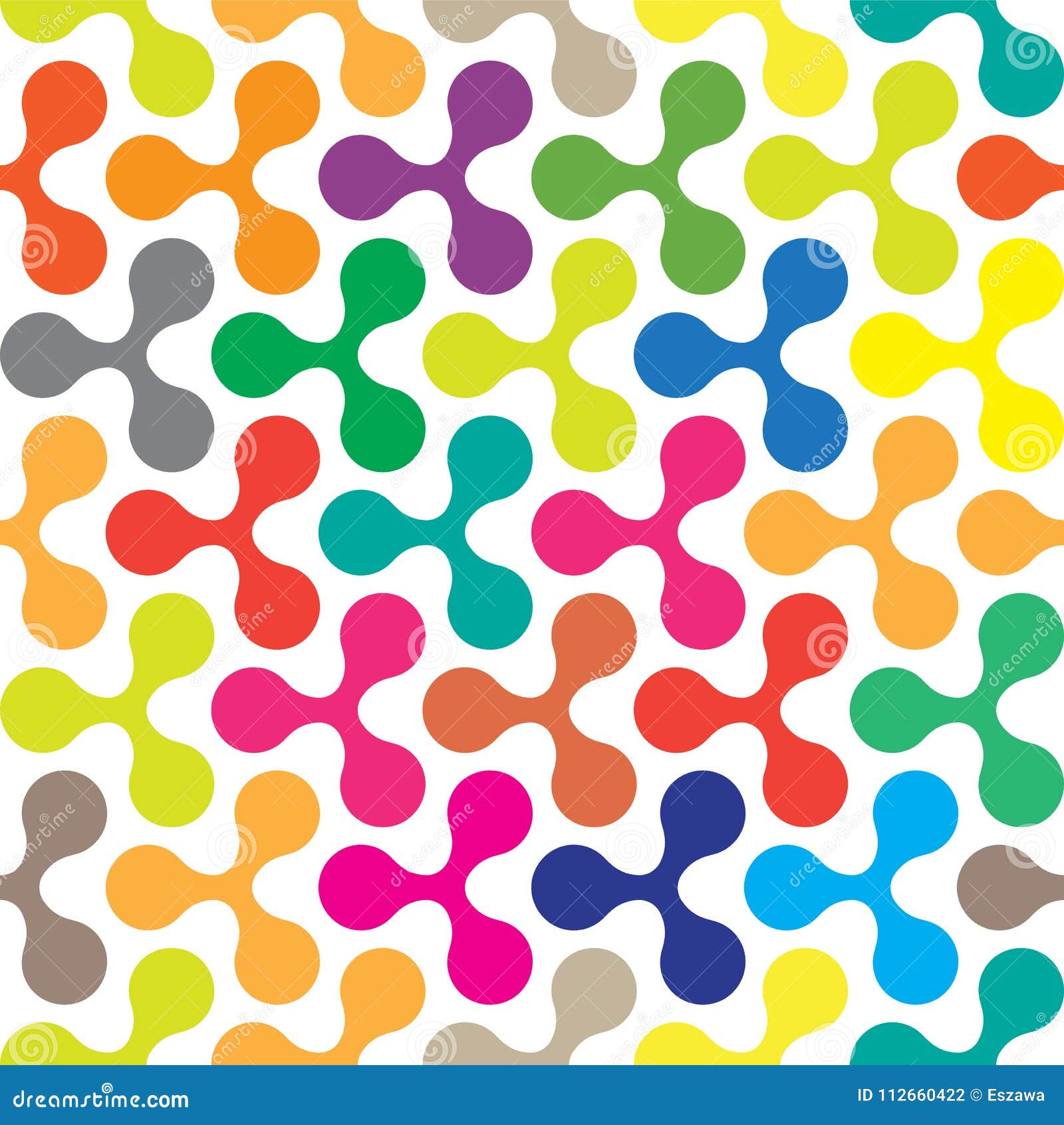 Retro Repetitive Wallpaper - Vintage Vector Pattern | CartoonDealer.com ...