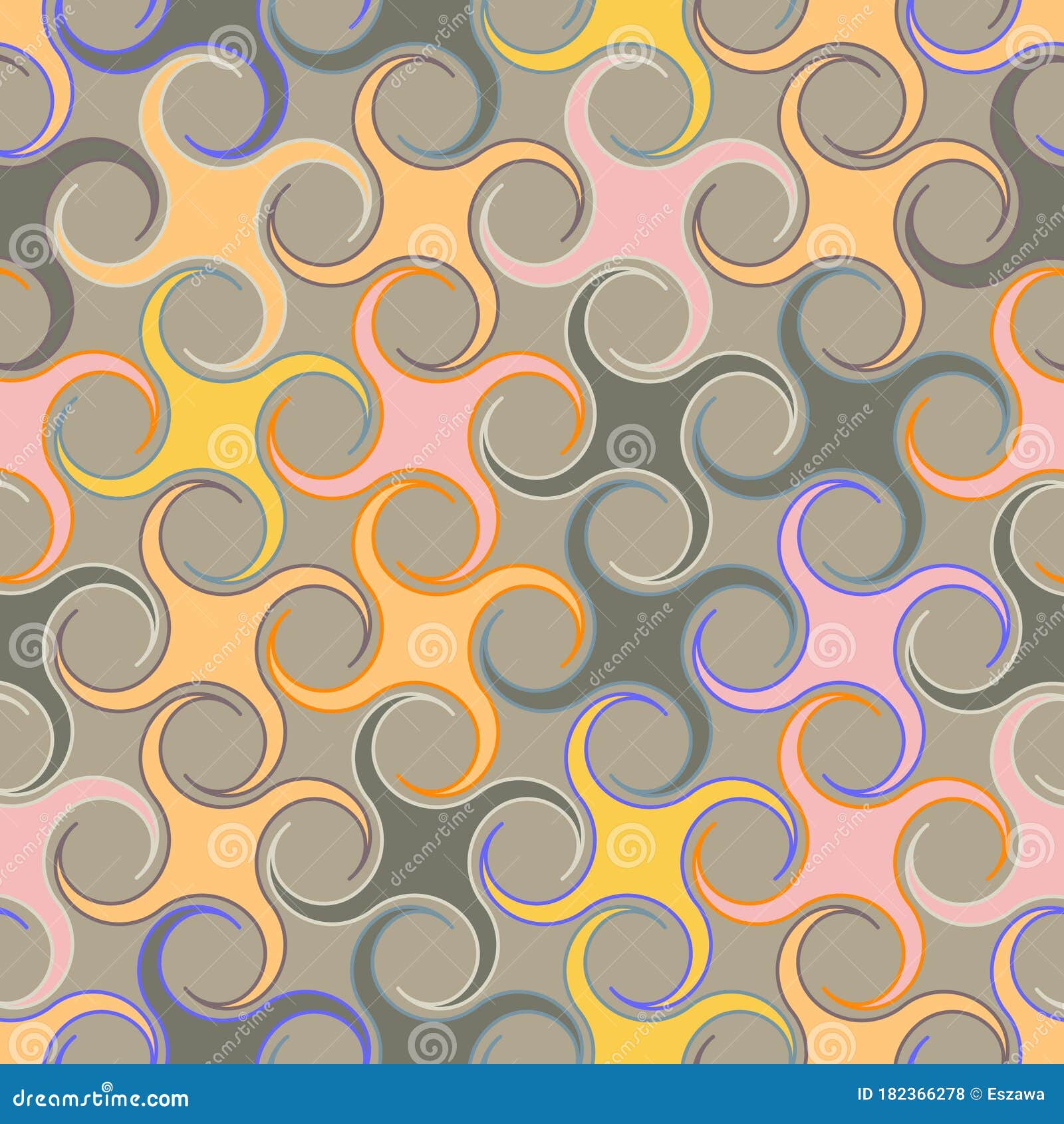 Repetitive Wallpaper Texture Vector Illustration | CartoonDealer.com ...