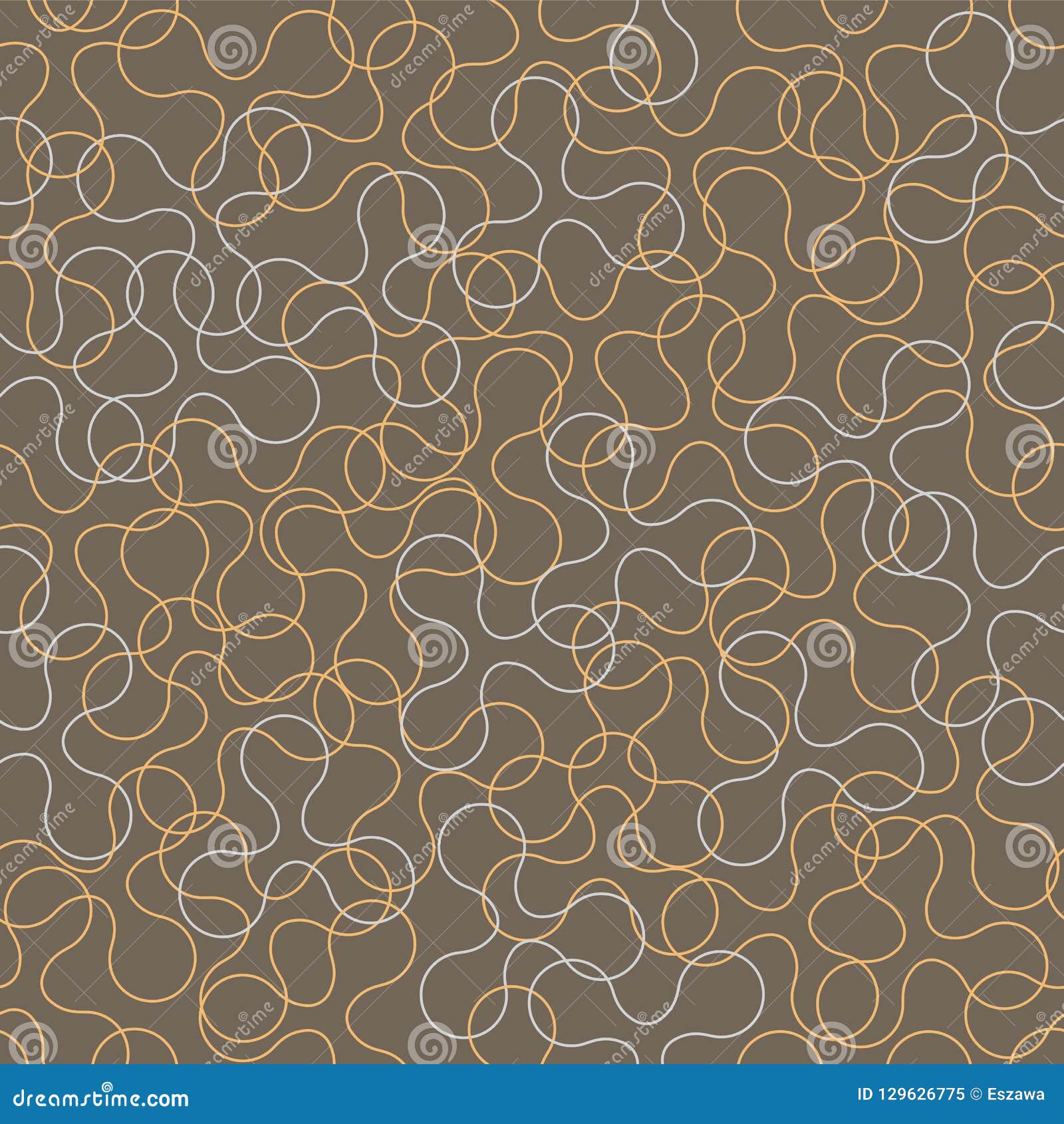 Retro Repetitive Wallpaper - Vintage Vector Pattern Stock Vector ...