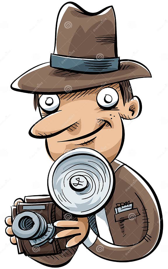 Retro Reporter stock illustration. Illustration of retro - 22653591