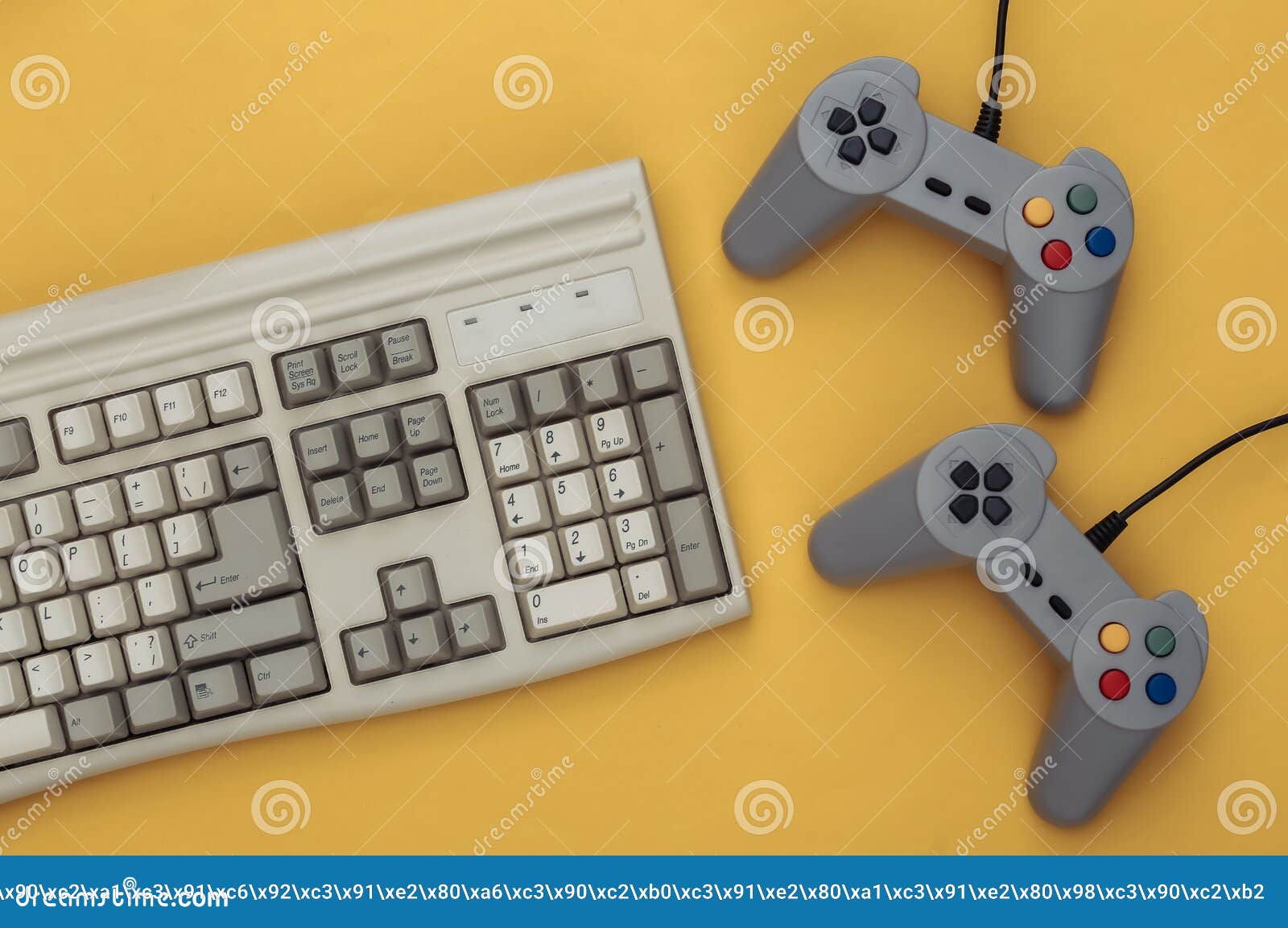 Retro stock image. Image of gamepad, device, digital - 249087209