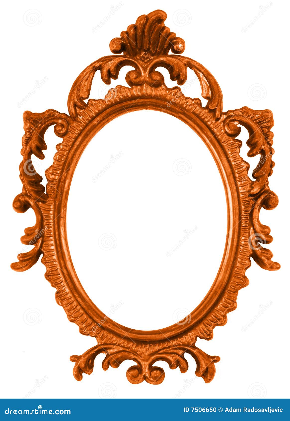 Retro Revival Old Ellipse Frame Stock Photo - Image of abstract ...