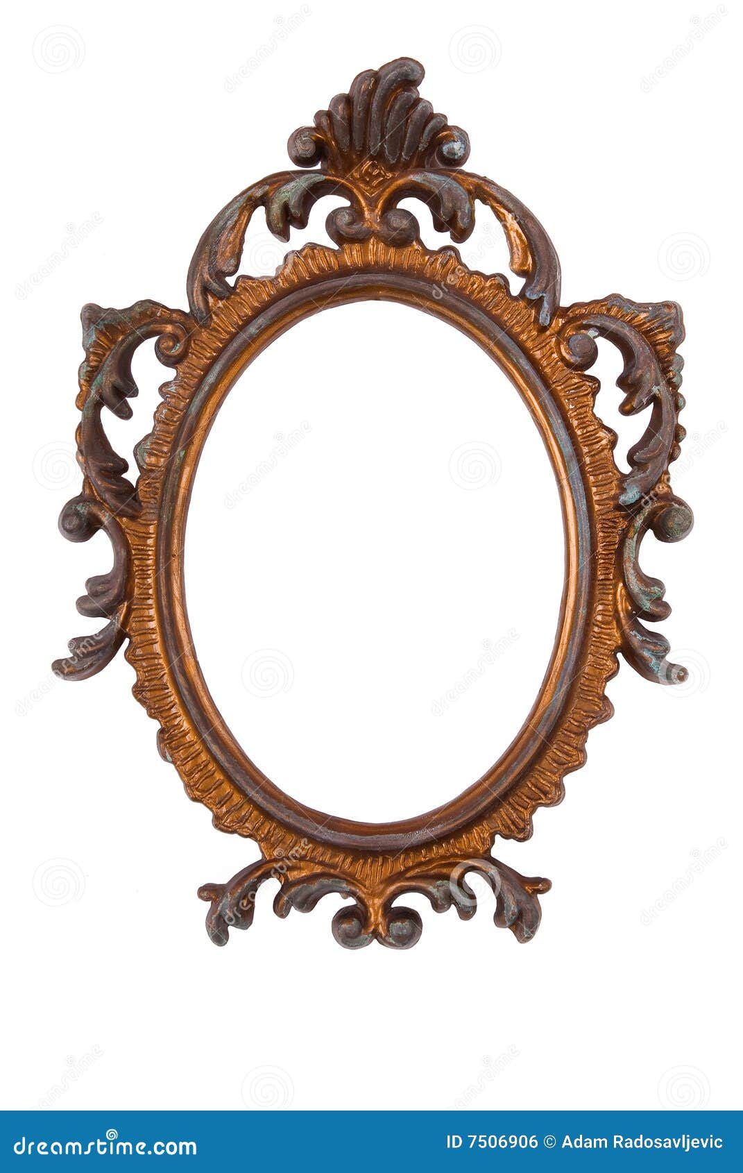 Retro Revival Old Ellipse Frame Stock Photo - Image of retro, abstract ...