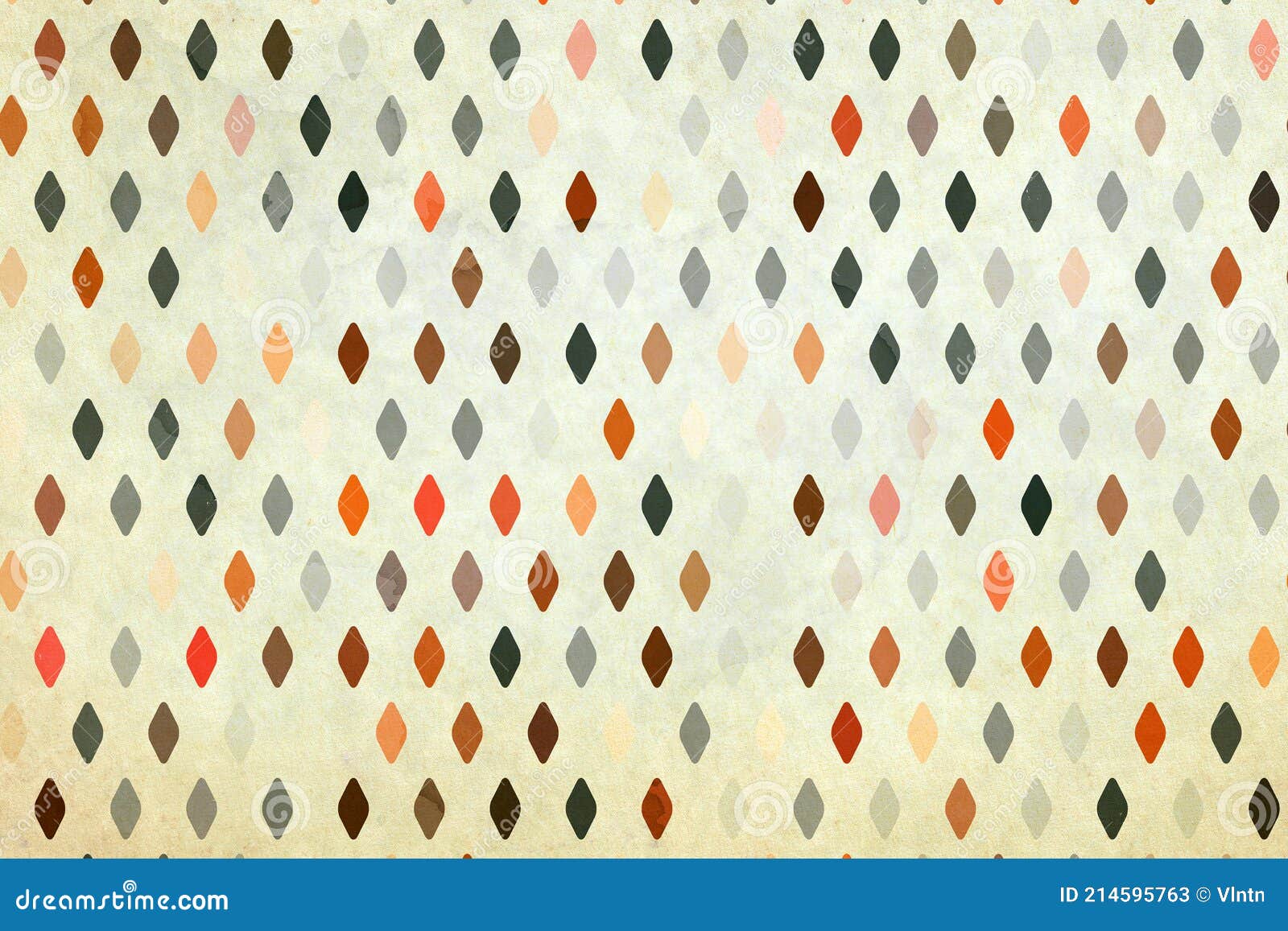 Retro Rhombus Background Design. Seamless Vintage Backdrop. Harmonic ...
