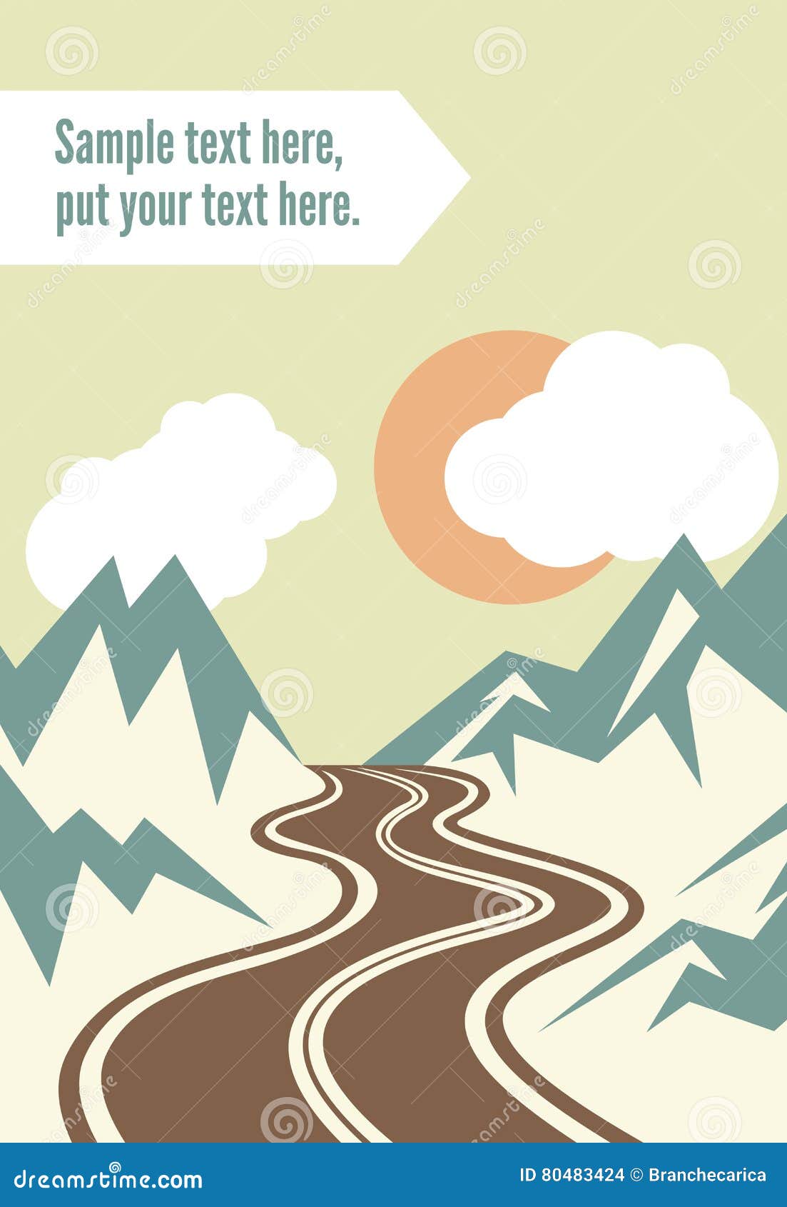 Retro Road Signs Vector Illustration | CartoonDealer.com #37545006