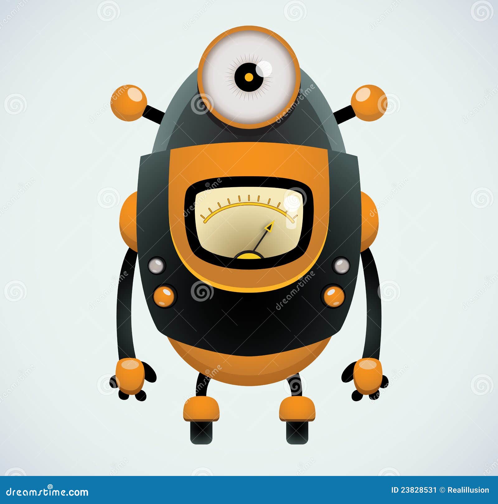 Retro Robot With A Rocket,render, 3d Stock Photography | CartoonDealer ...