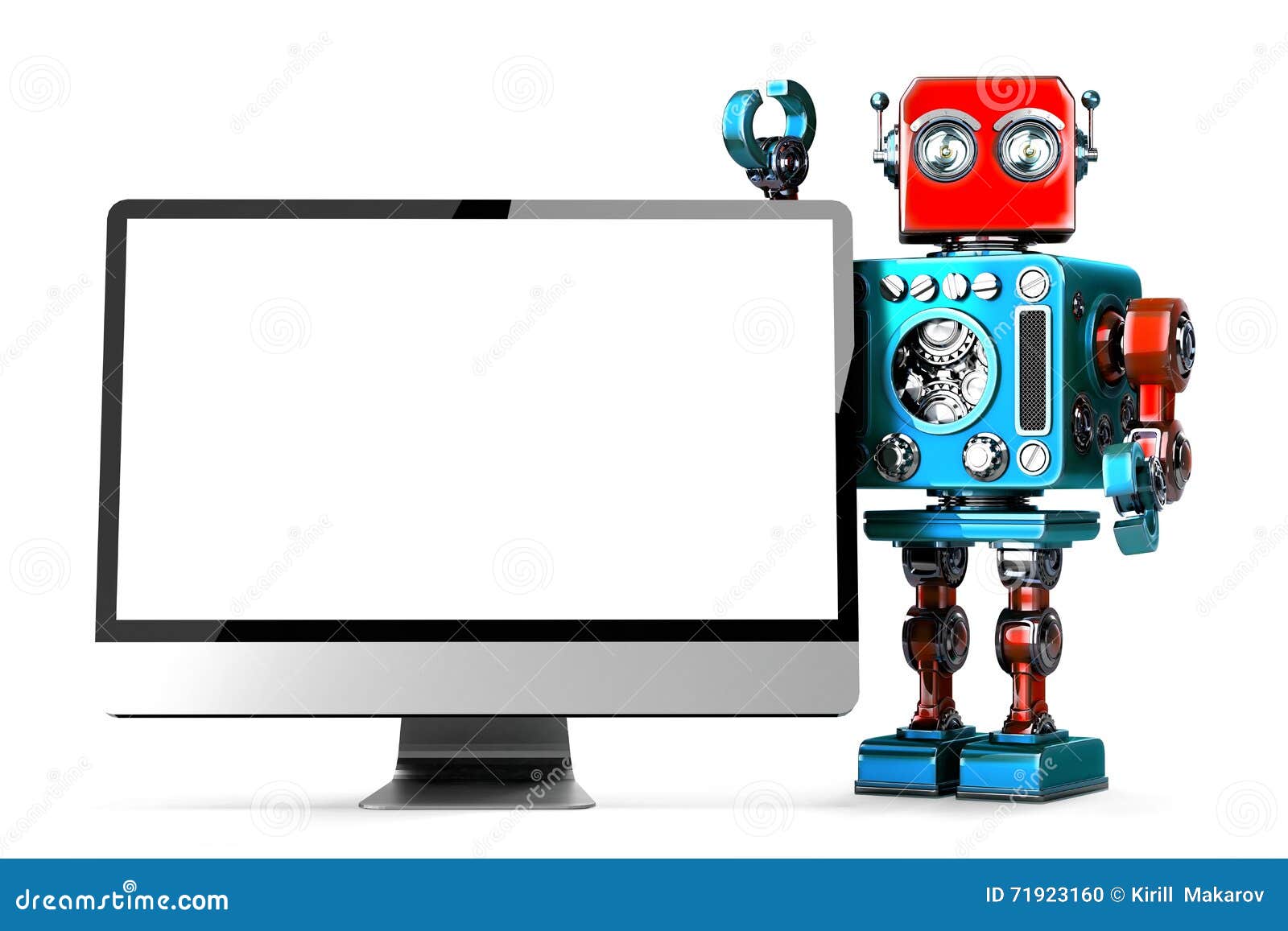 Robot Display Mechanism Royalty-Free Stock Photography | CartoonDealer ...