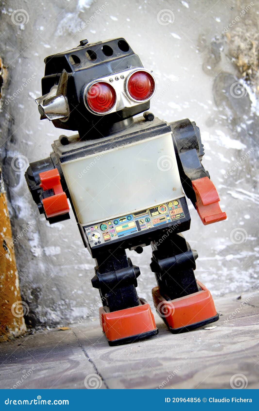 Retro Robot Stock Image | CartoonDealer.com #43331203