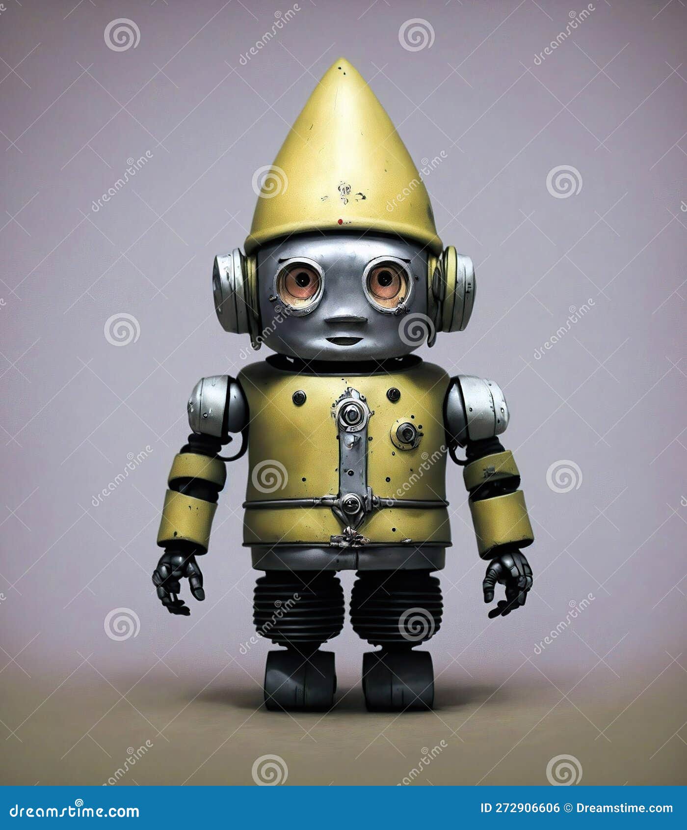 Retro Robot Toy Created with Generative AI Stock Illustration ...