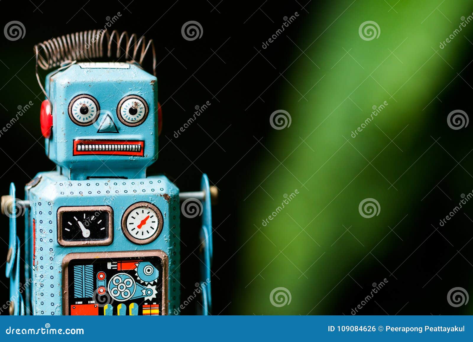 Retro robot toy. stock photo. Image of collect, play - 109084626