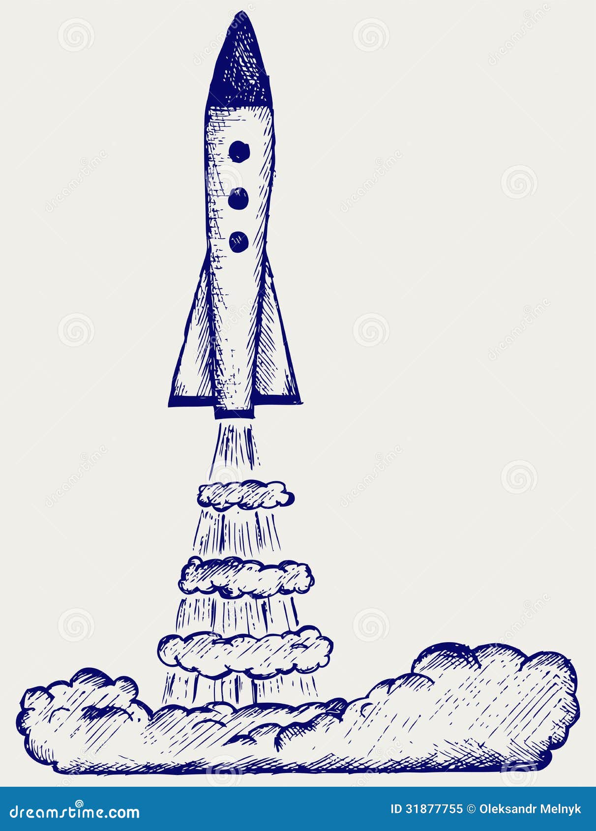 Rocket Launch Drawing Art Of Les Carpenter Portfolio