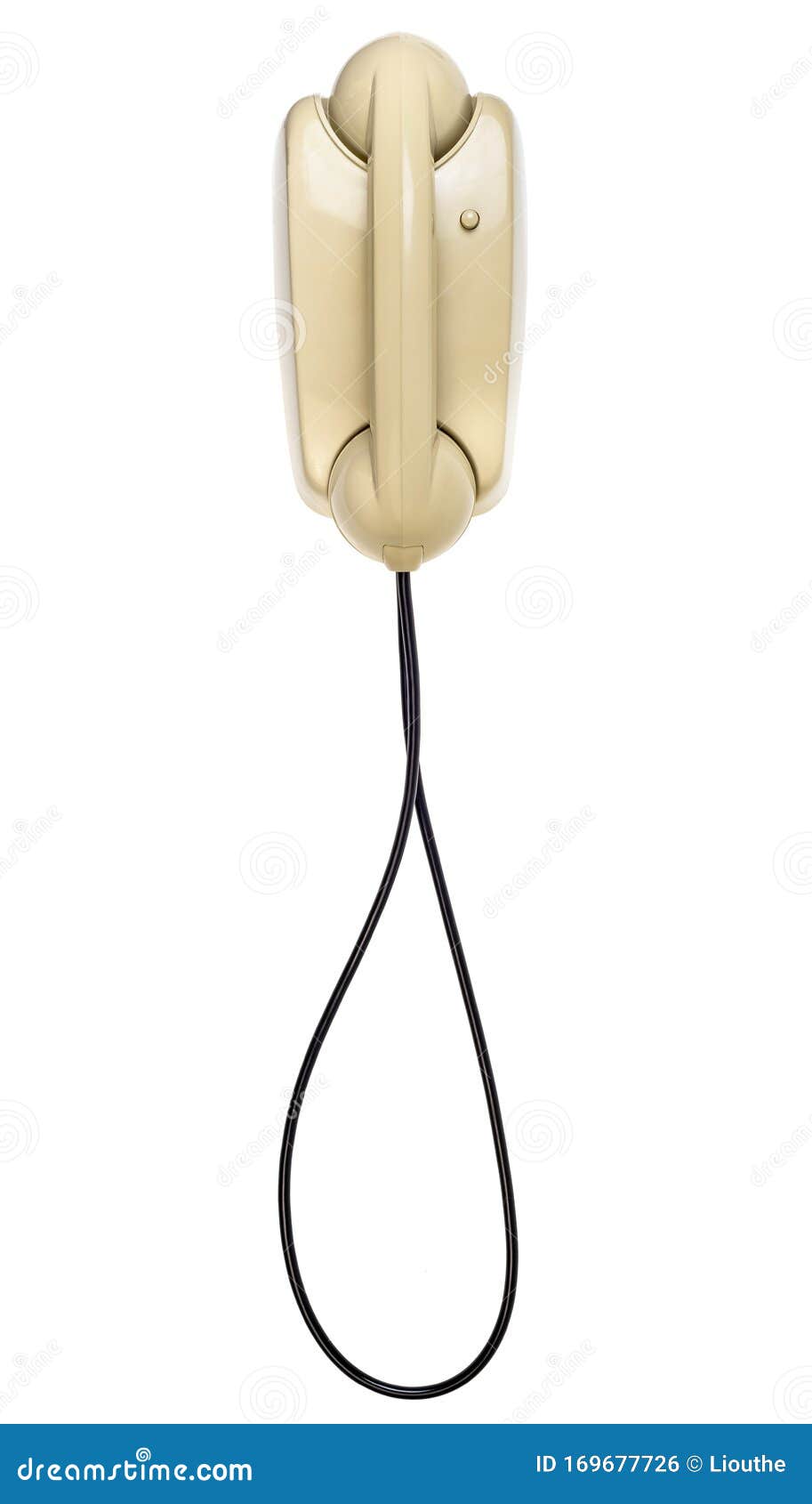 Retro 60s Intercom Isolated Over White Stock Photo - Image of intercom ...