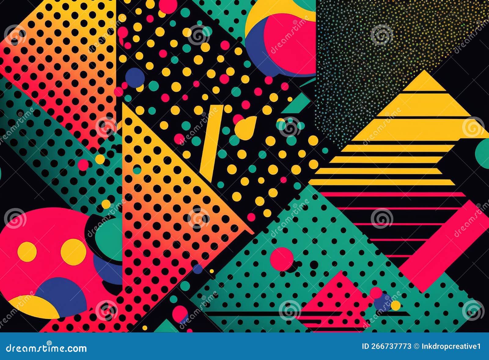Retro 1980s or 90s Trendy Background Pattern. Generative Ai Stock ... Retro 1980s or 90s Trendy Background Pattern. Generative Ai Stock ...