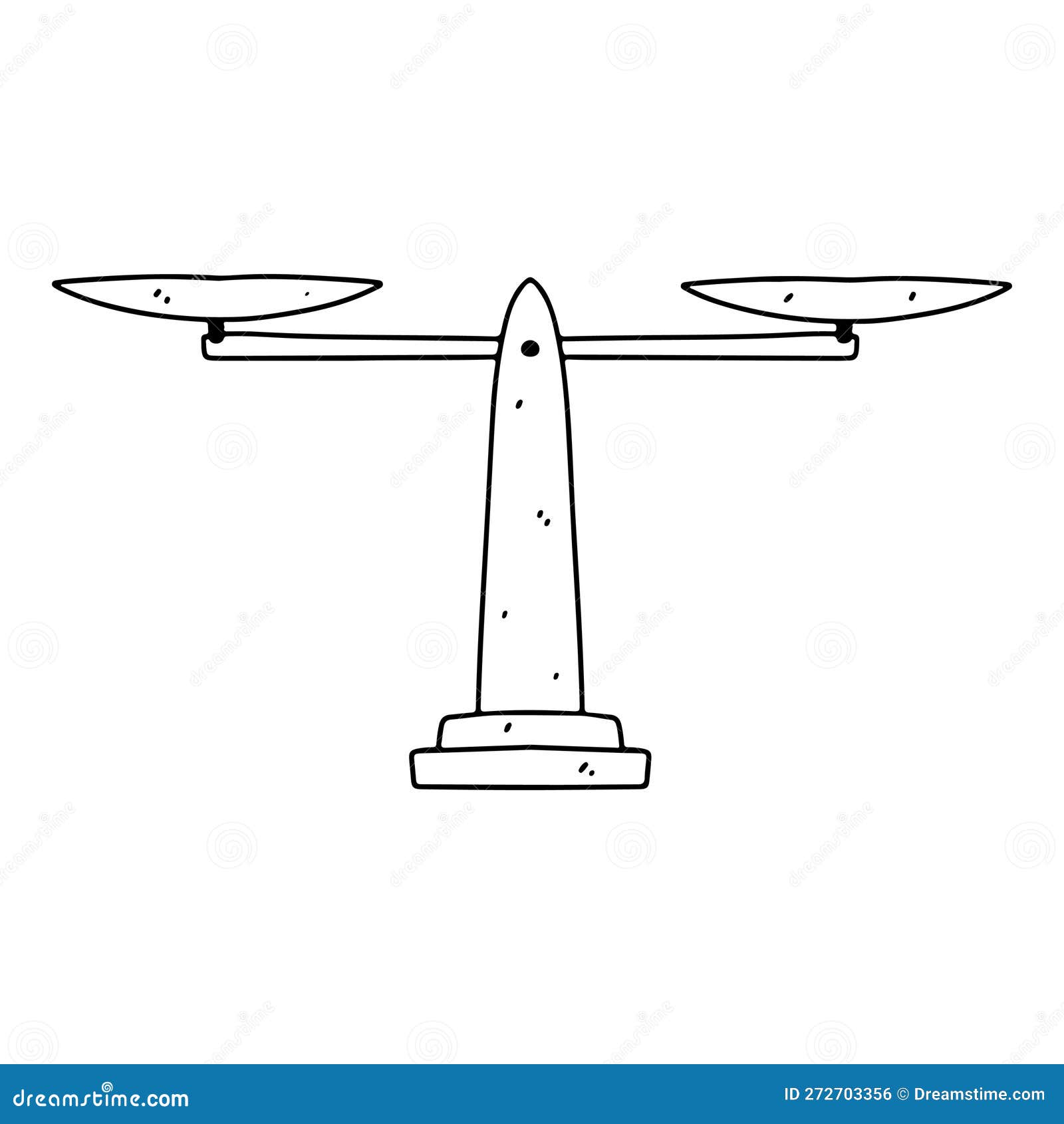 Retro Scales Icon Digital Green Vector Illustration | CartoonDealer.com ...