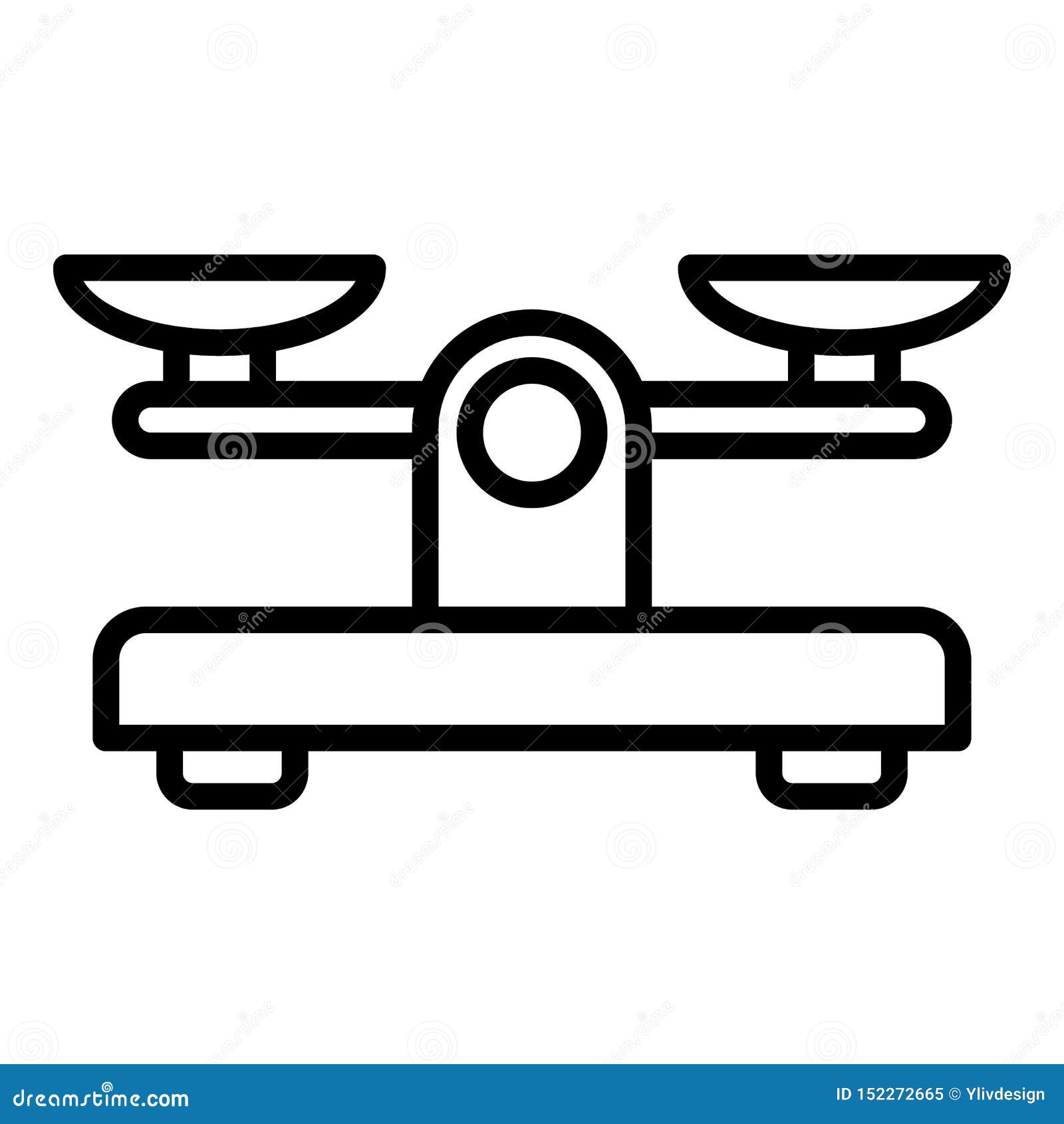 Retro Scales Icon Digital Green Vector Illustration | CartoonDealer.com ...