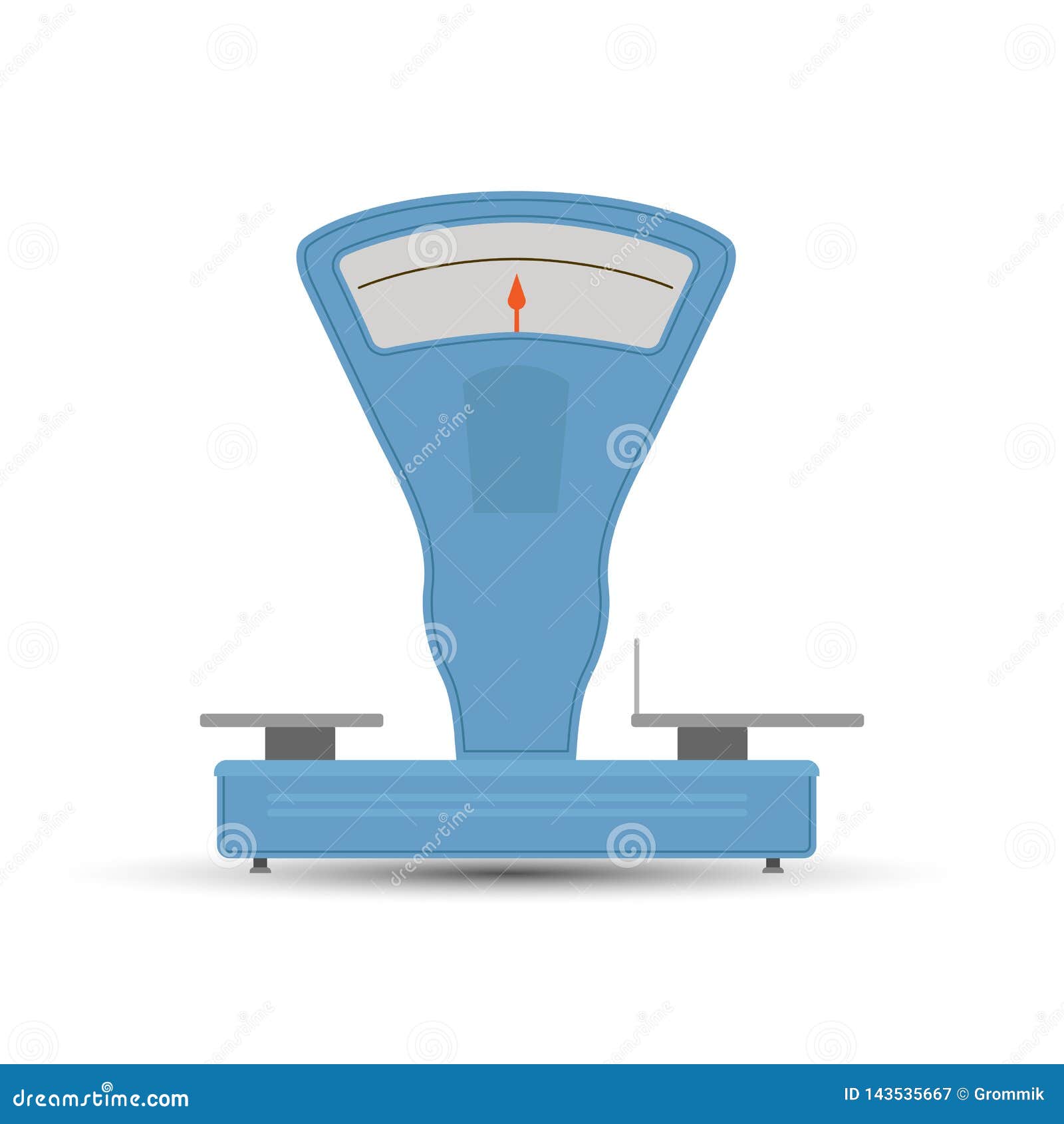 Retro Scales Icon Digital Green Vector Illustration | CartoonDealer.com ...