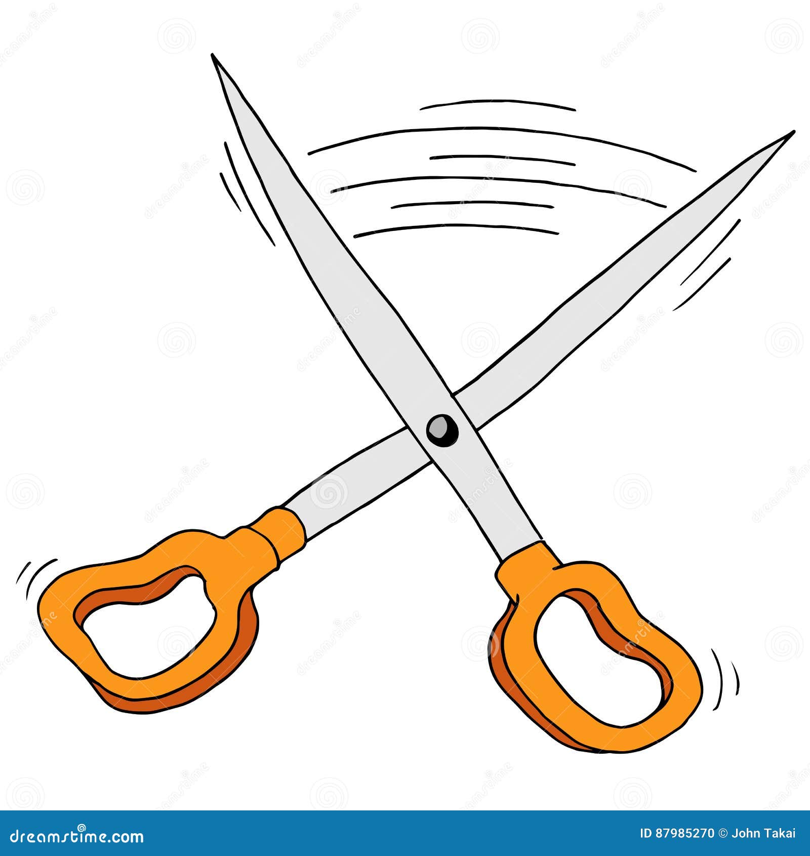 Retro- Scheren, Die Scheren Schneiden Vektor Abbildung - Illustration ...