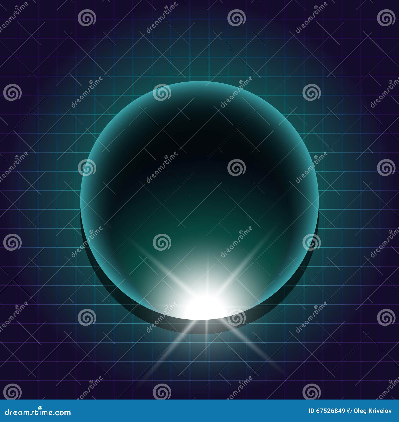 Retro Sci-Fi sphere2 stock vector. Illustration of vector - 67526849