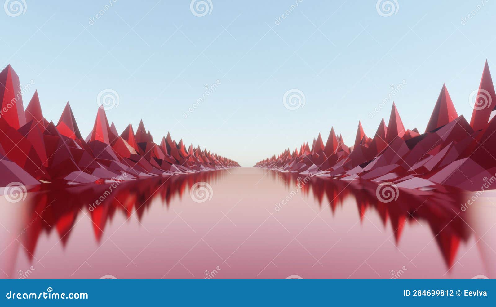 Retro Sci-fi Wireframe Landscape. Stock Illustration - Illustration of ...