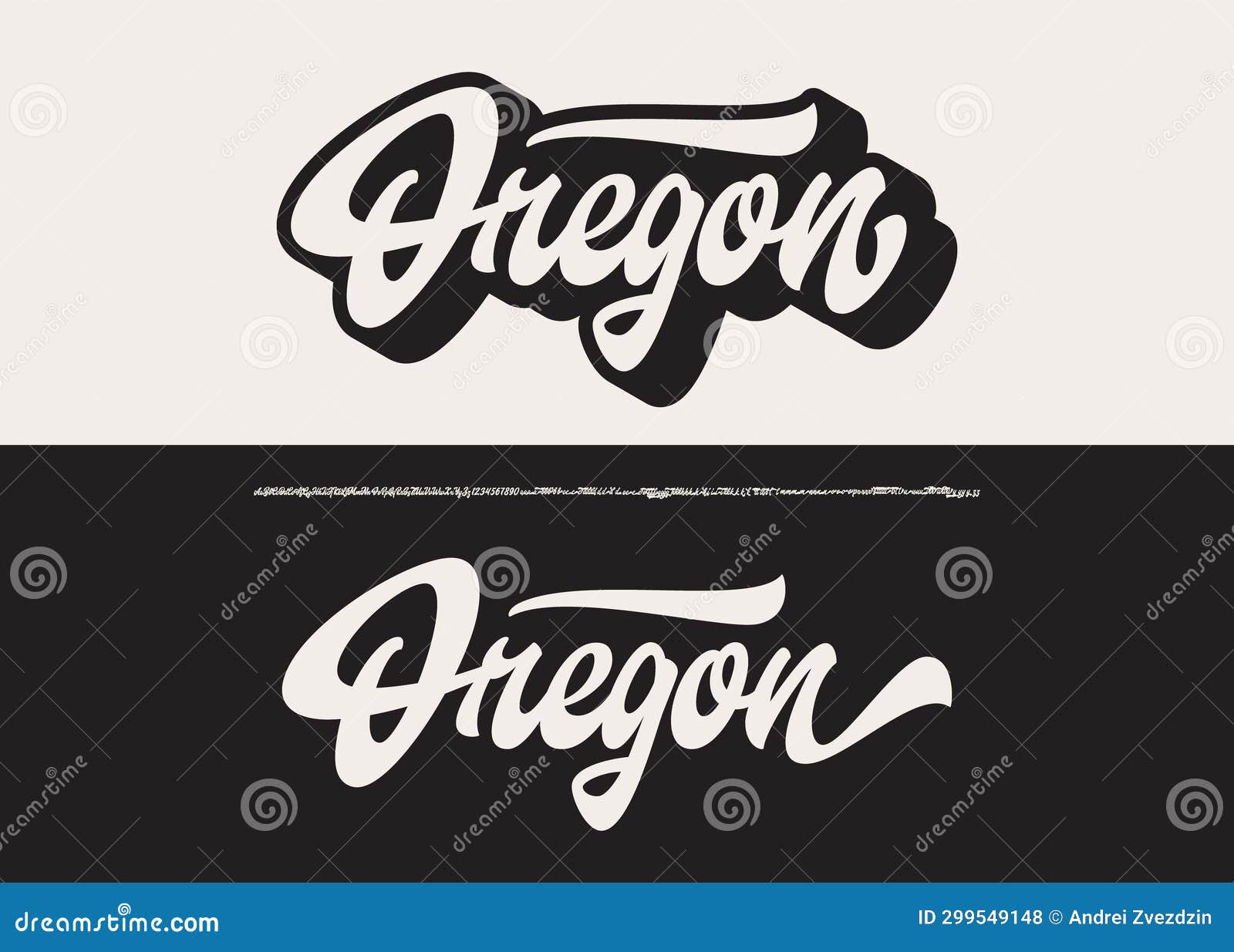Retro Script Font stock vector. Illustration of classic - 299549148