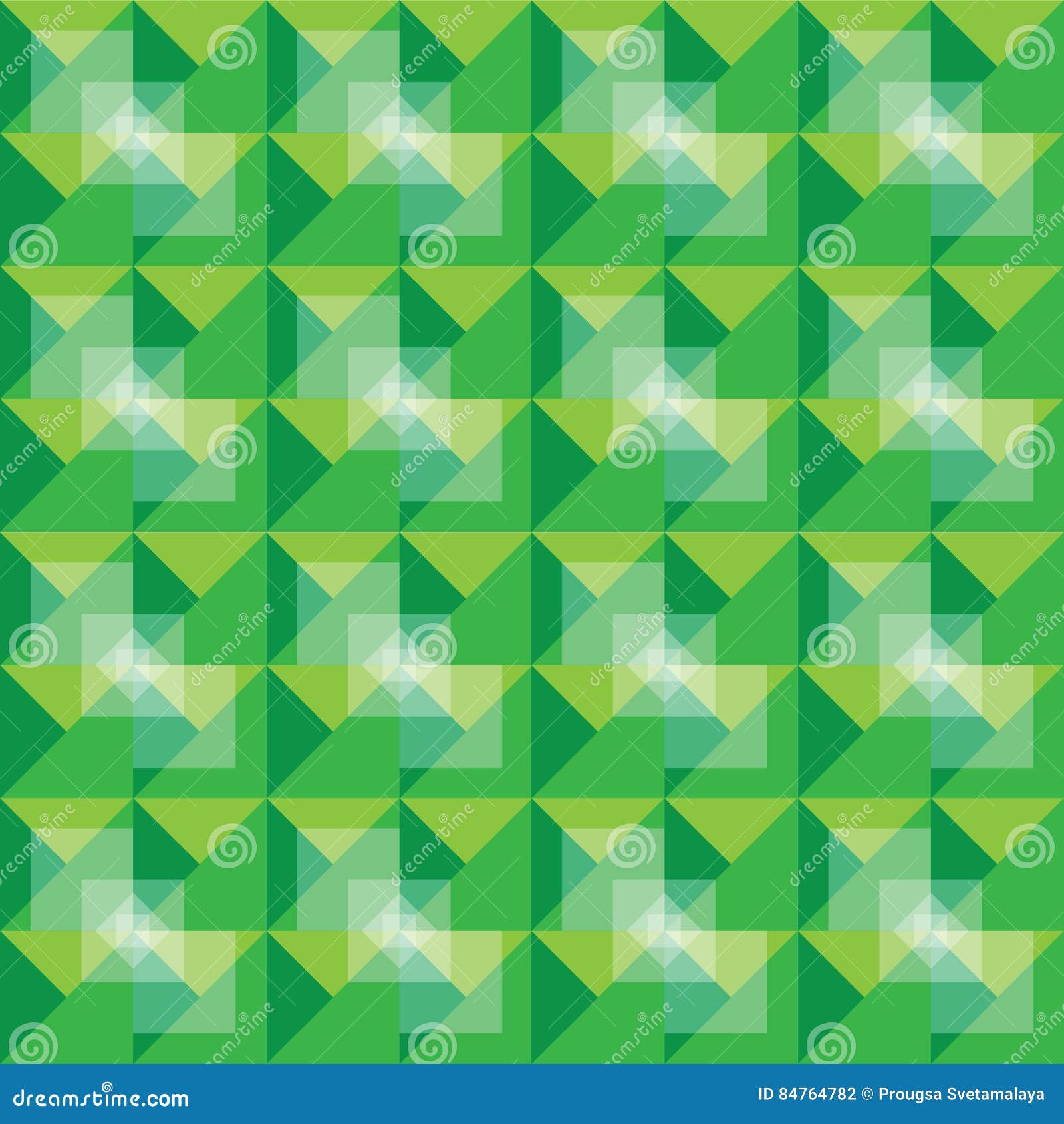 Retro Seamless Green Pattern Stock Vector - Illustration of element ...
