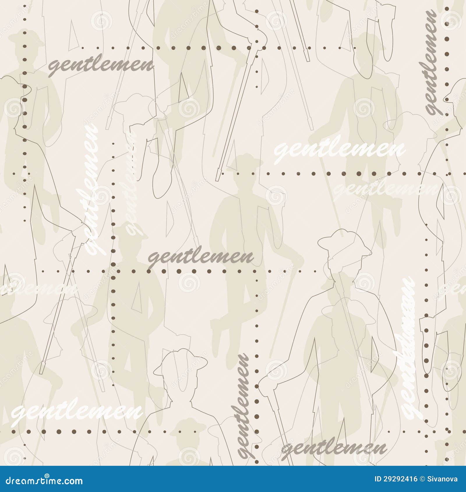 Retro Seamless Pattern for Man Stock Vector - Illustration of paper ...