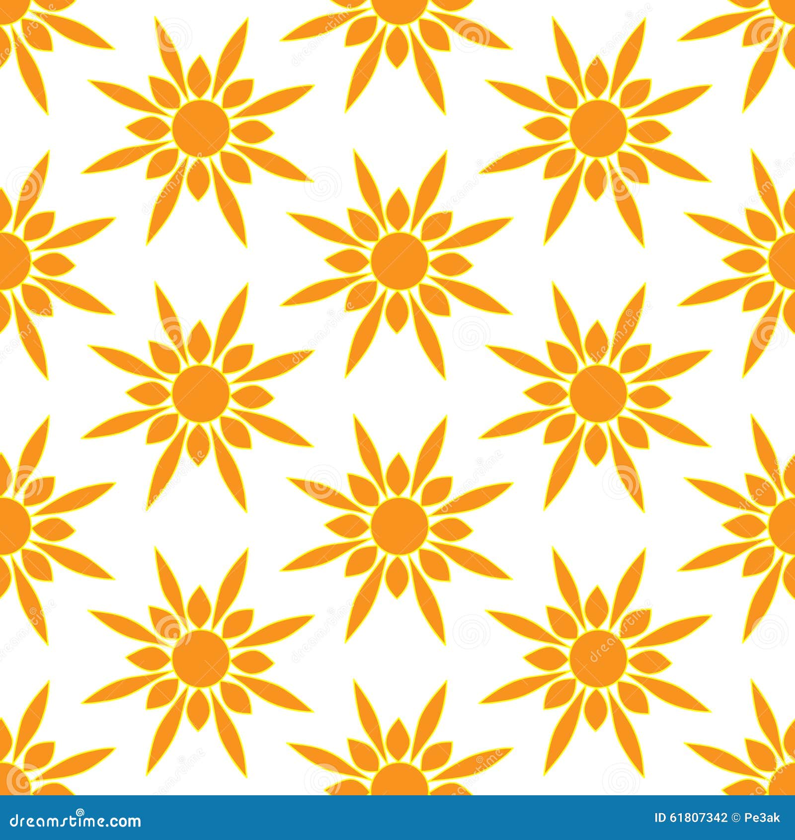 Retro Seamless Pattern with Suns. Retro Seamless Patterns Set. Stock ...