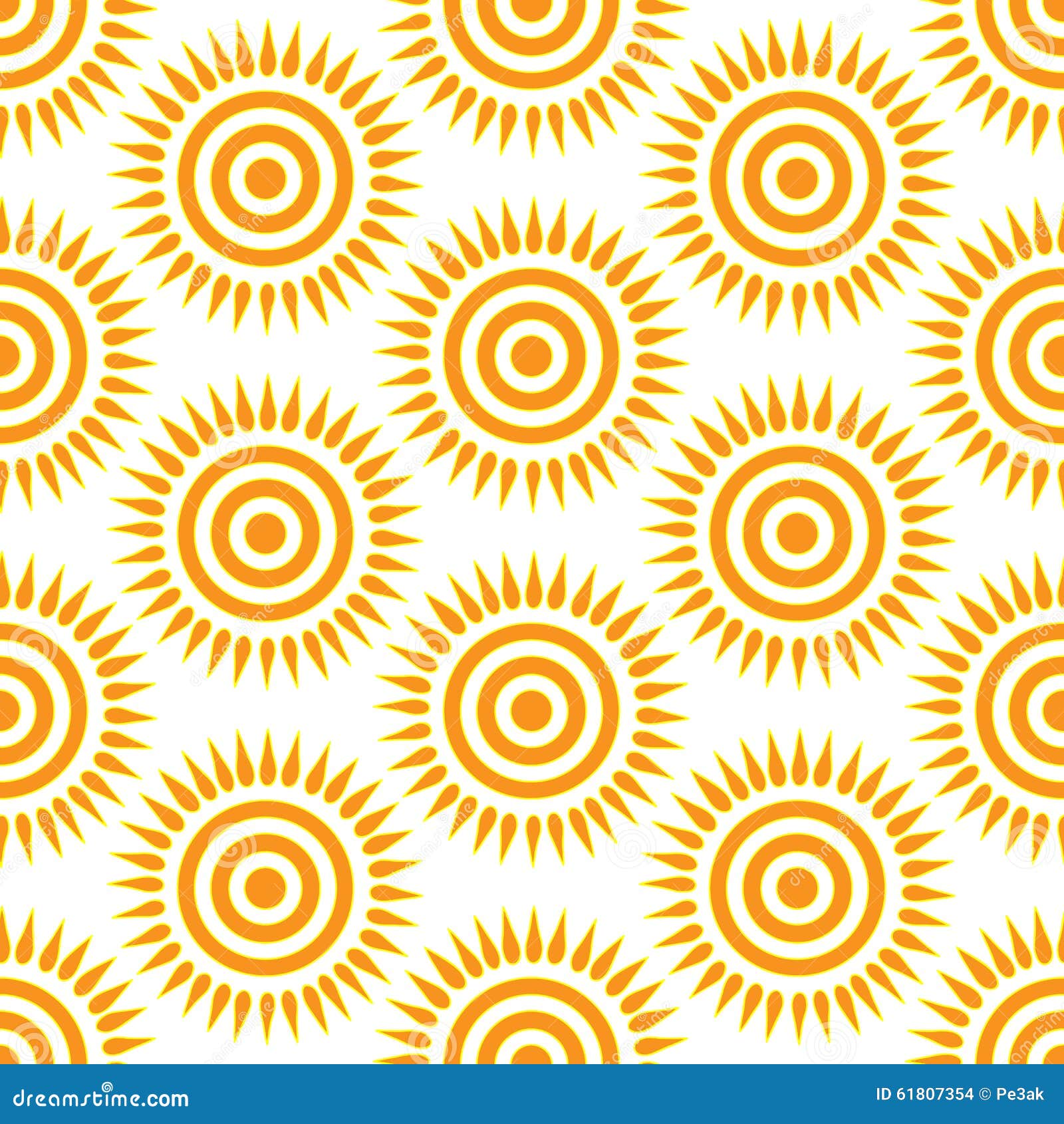 Retro Seamless Pattern with Suns. Retro Seamless Patterns Set. Stock ...