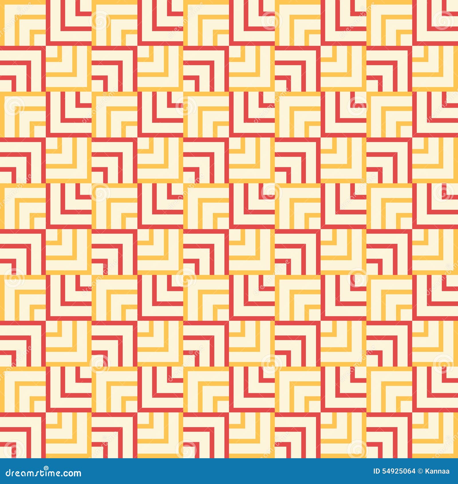 Retro Seamless Pattern. Vector Illustration Stock Vector - Illustration ...