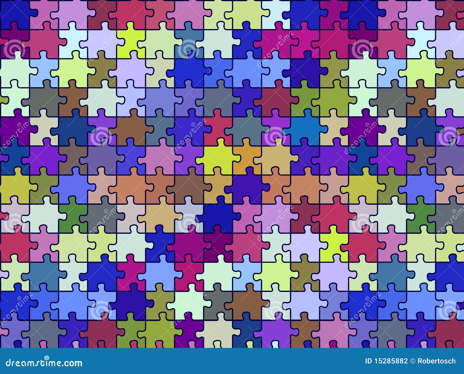 Retro Seamless Puzzle Texture Stock Vector - Illustration of assembly ...